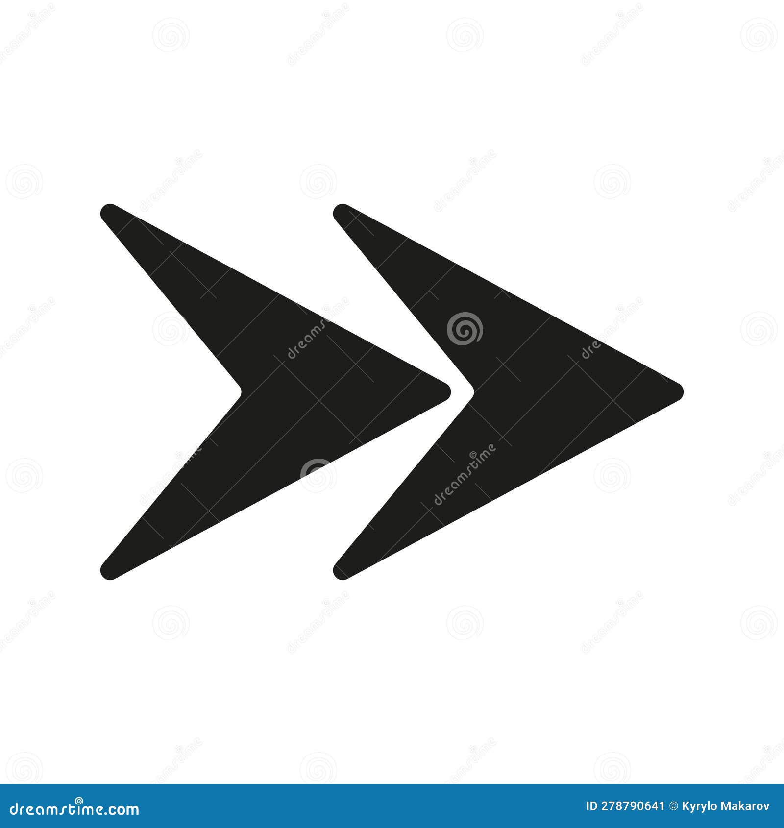 Arrow Icon Pointing Sideways. a Simple and Sleek Icon Featuring an ...