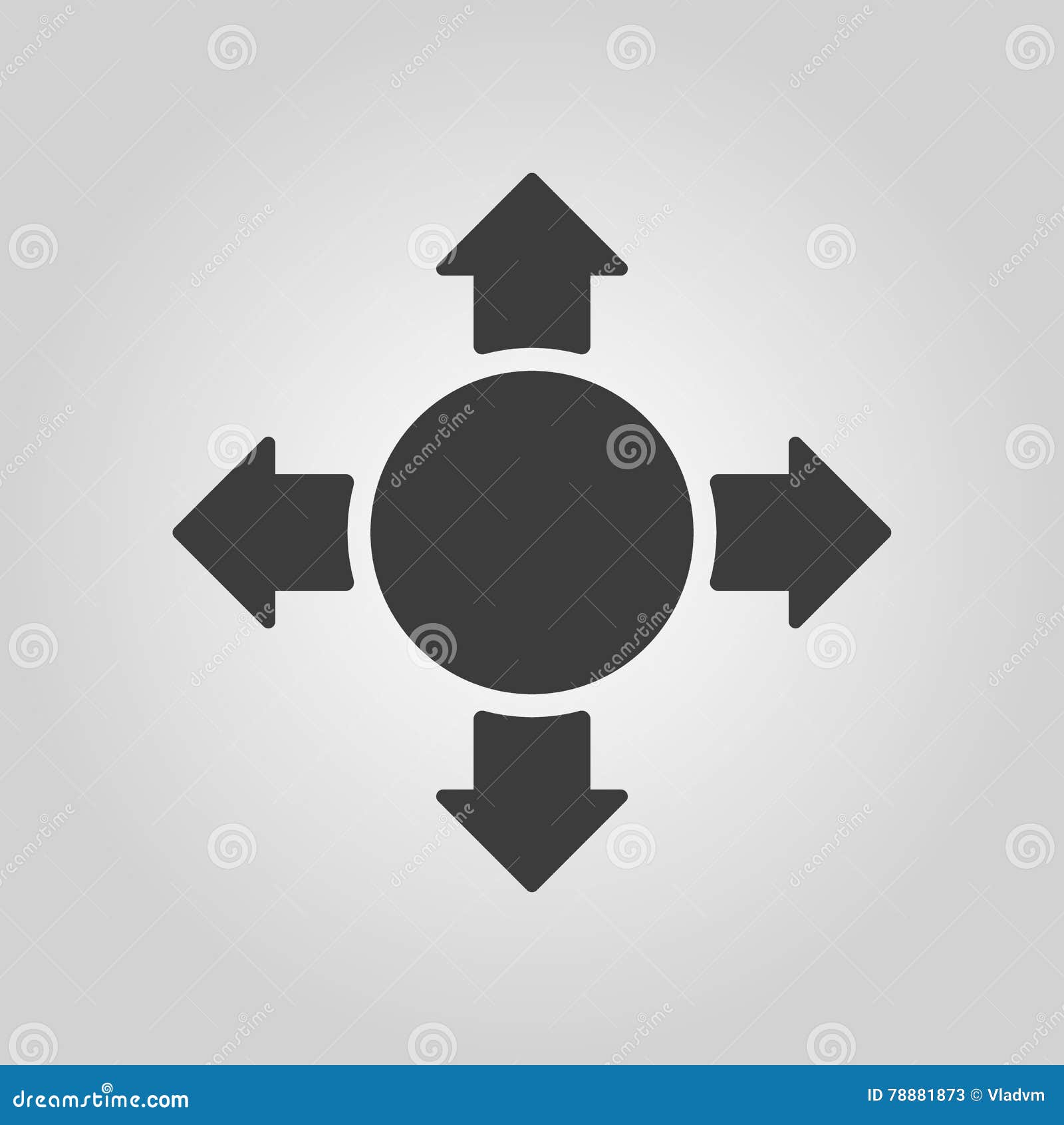 The Arrow Icon. Search Symbol Stock Vector - Illustration of healthy ...