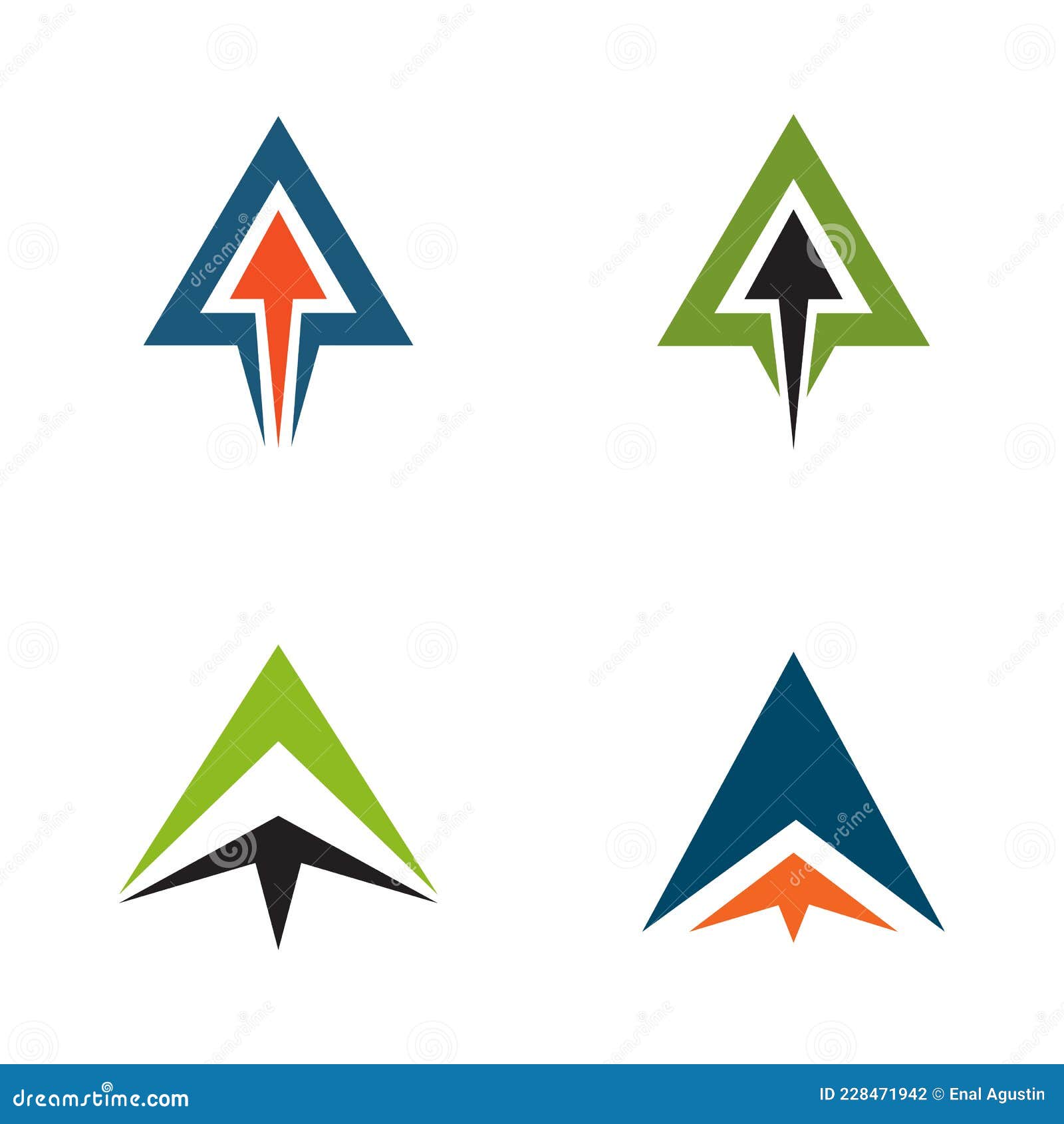 Arrow Icon Symbol Logo Design Vector Stock Vector - Illustration of ...