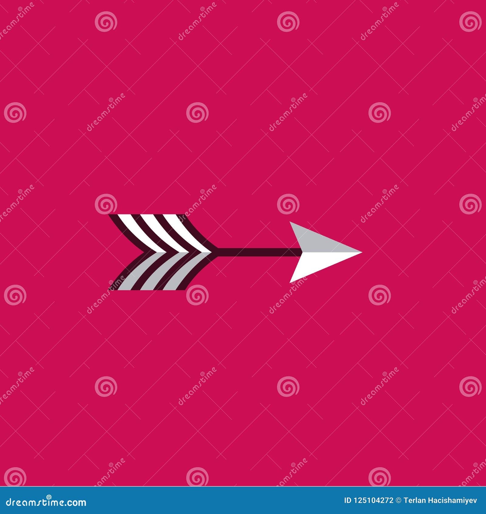 Arrow Icon in Trendy Flat Style Isolated on White Background. Arrow ... Arrow Icon in Trendy Flat Style Isolated on White Background. Arrow ...