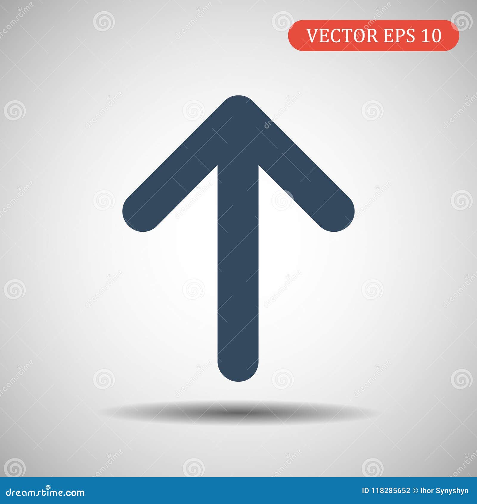 Arrow Icon Up.Vector Illustration Stock Vector - Illustration of ...