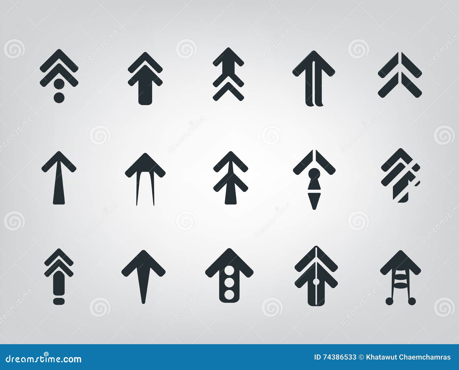 Arrow Icon Vector Modern Style Stock Vector - Illustration of icon ...