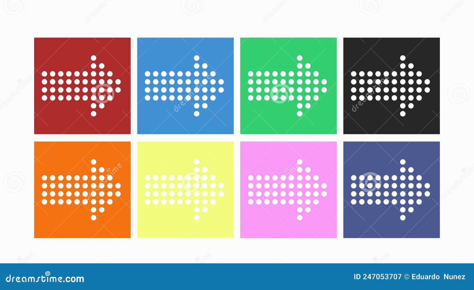 Arrow Icon Vector Set. Vector Isolated Illustration Set Stock Vector ...