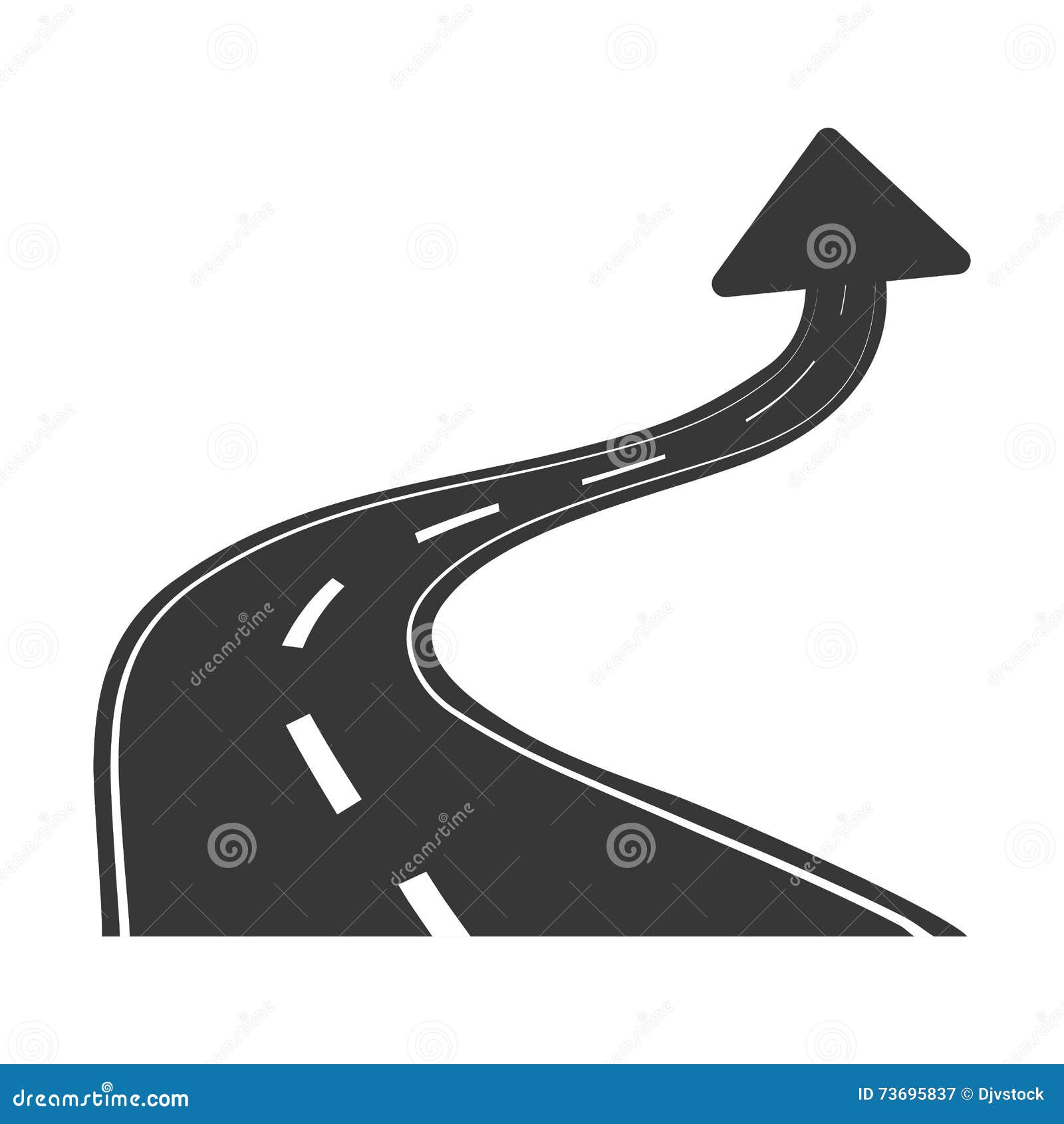 Arrow Icon. Way and Direction Design. Vector Graphic Stock Vector ...