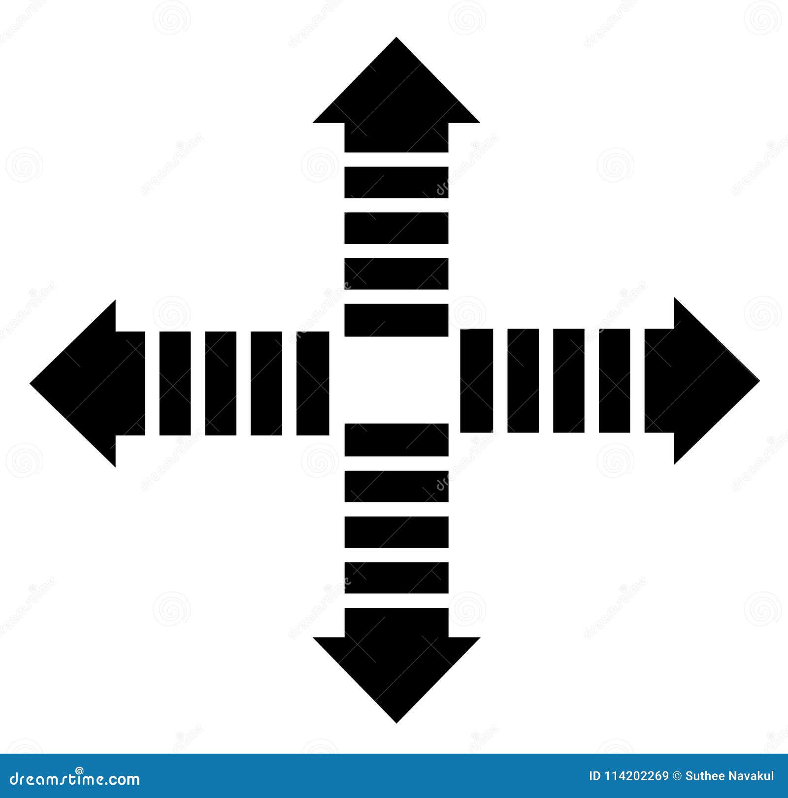 Arrow Icon On White Background. Down, Back, Next, Up Arrow Symbol. Flat ...