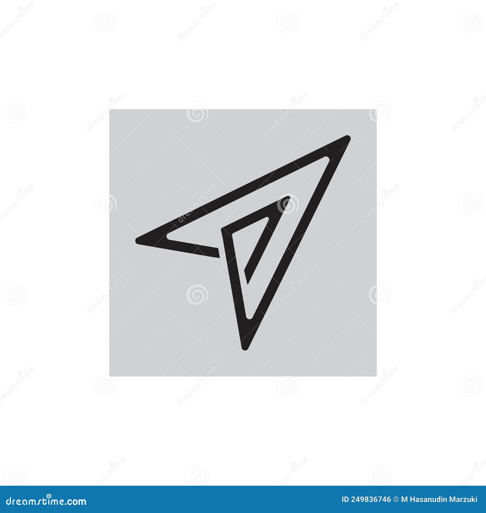 Arrow illustration logo stock vector. Illustration of round - 249836746