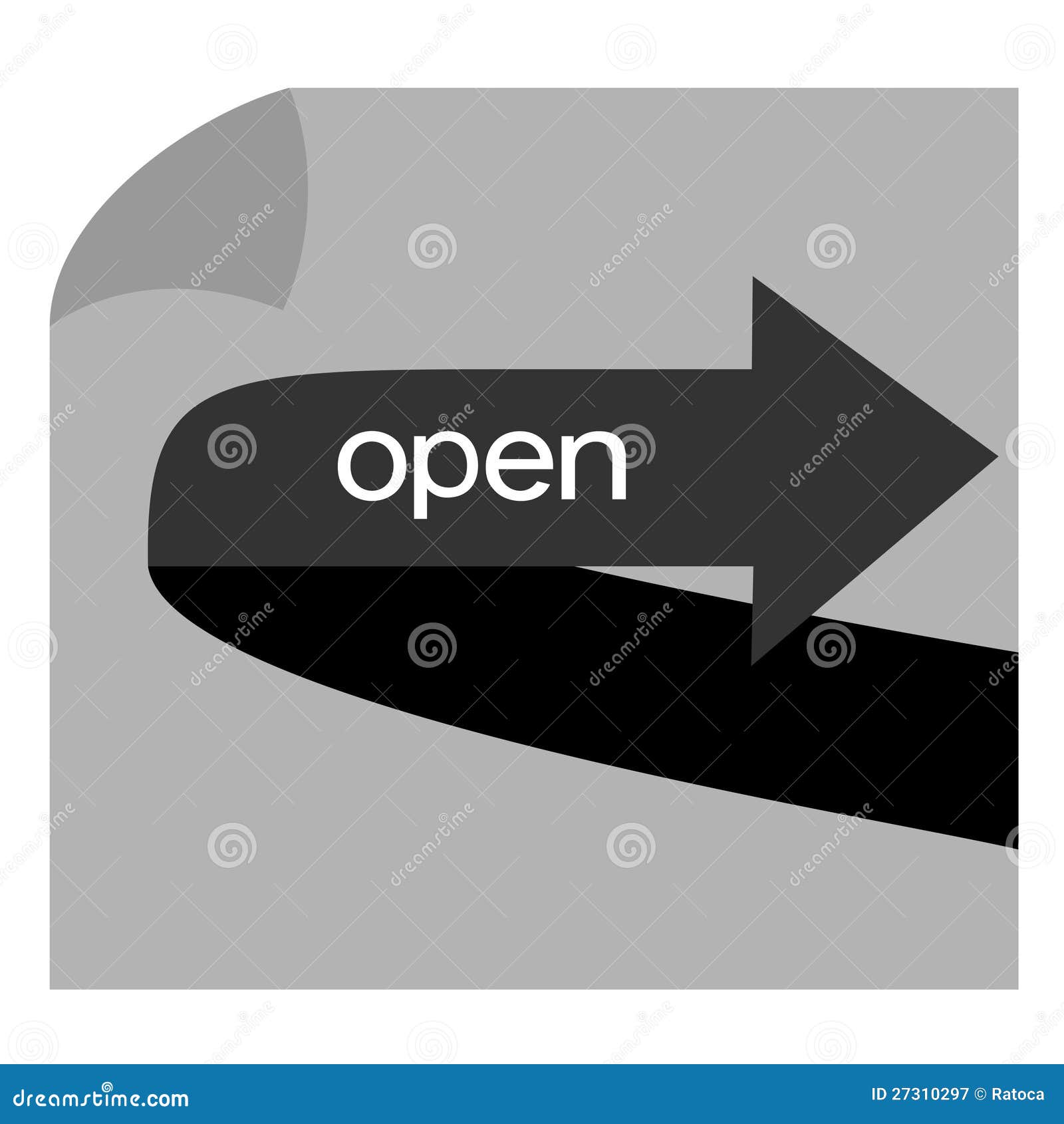 Arrow indicator stock vector. Illustration of internet - 27310297