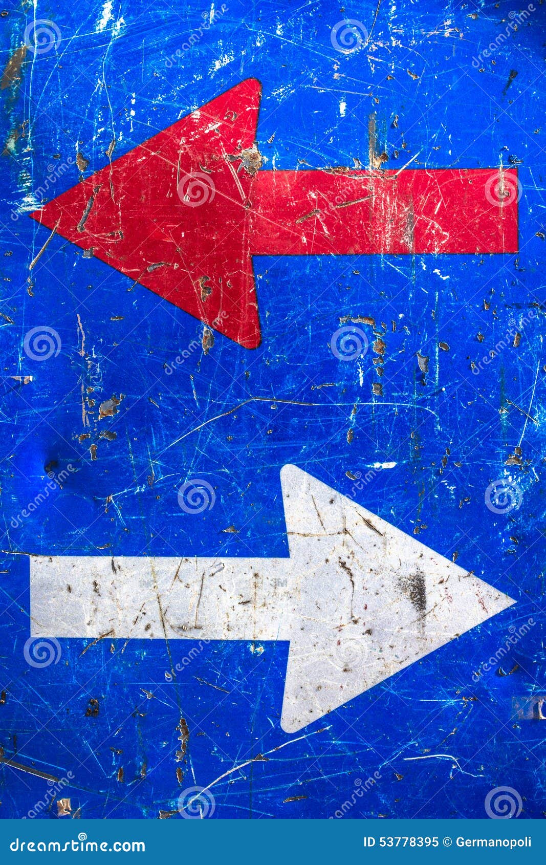 Arrow indicators stock image. Image of grungy, guidance - 53778395