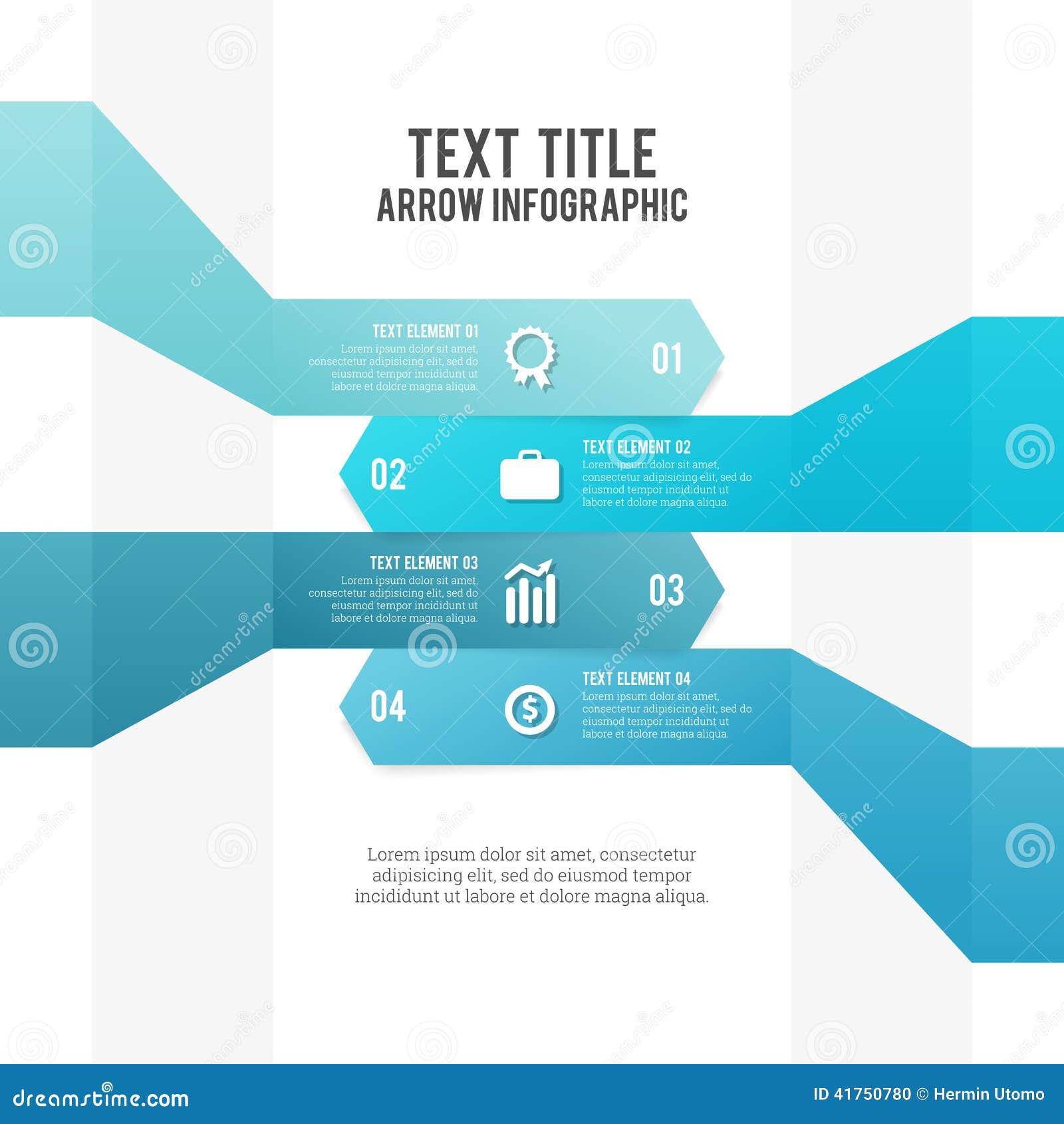 Arrow Infographic stock vector. Illustration of chart - 41750780