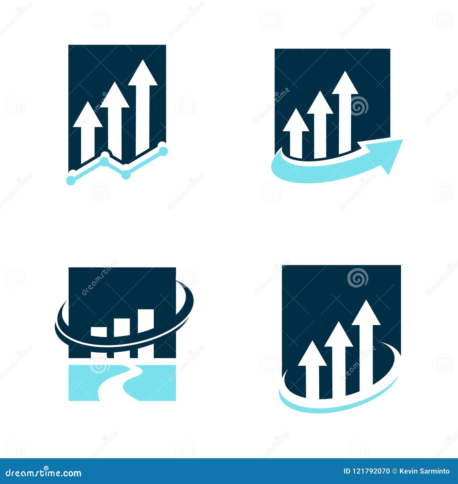 Arrow investment logo stock vector. Illustration of chart - 121792070