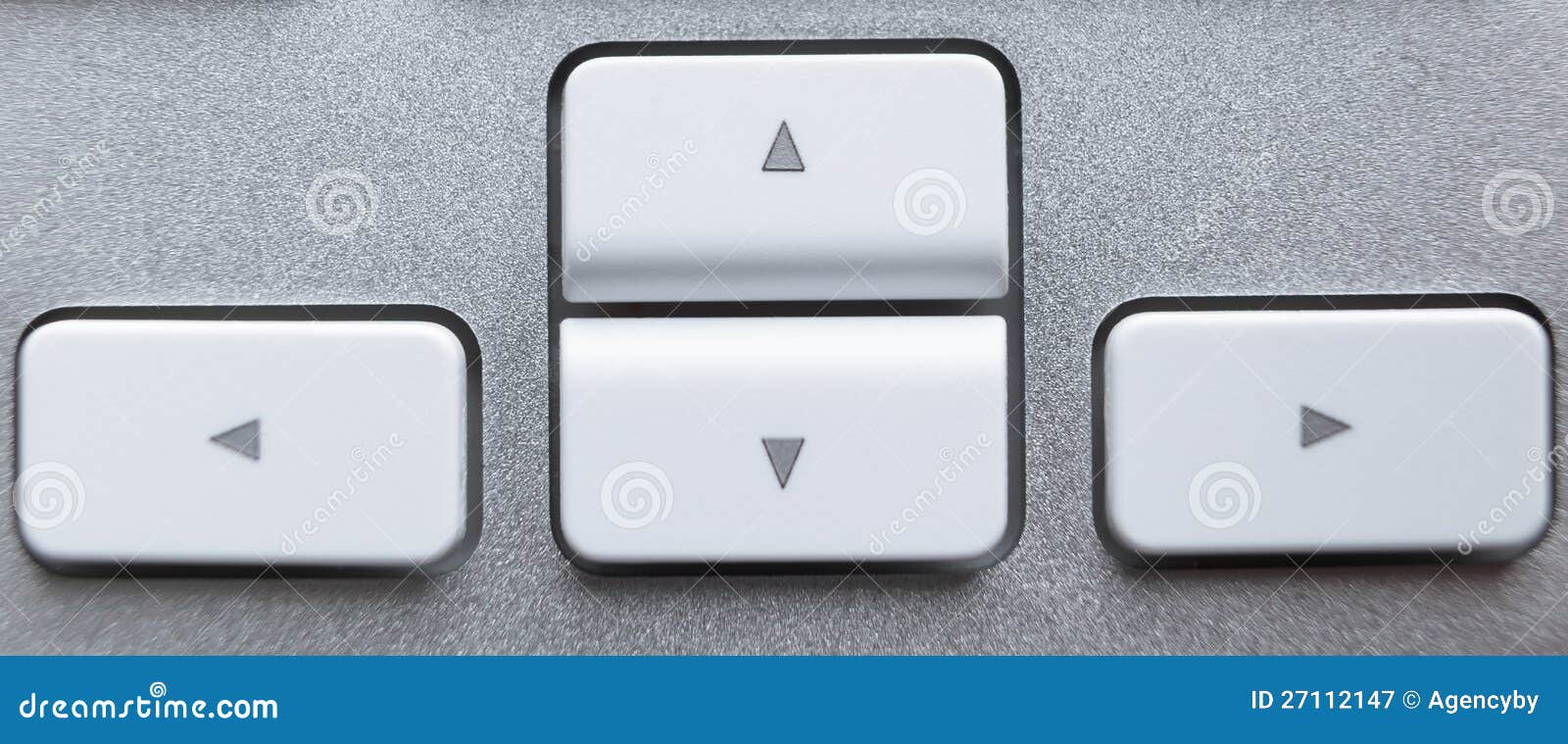 Arrow keys on keyboard stock image. Image of device, button - 27112147