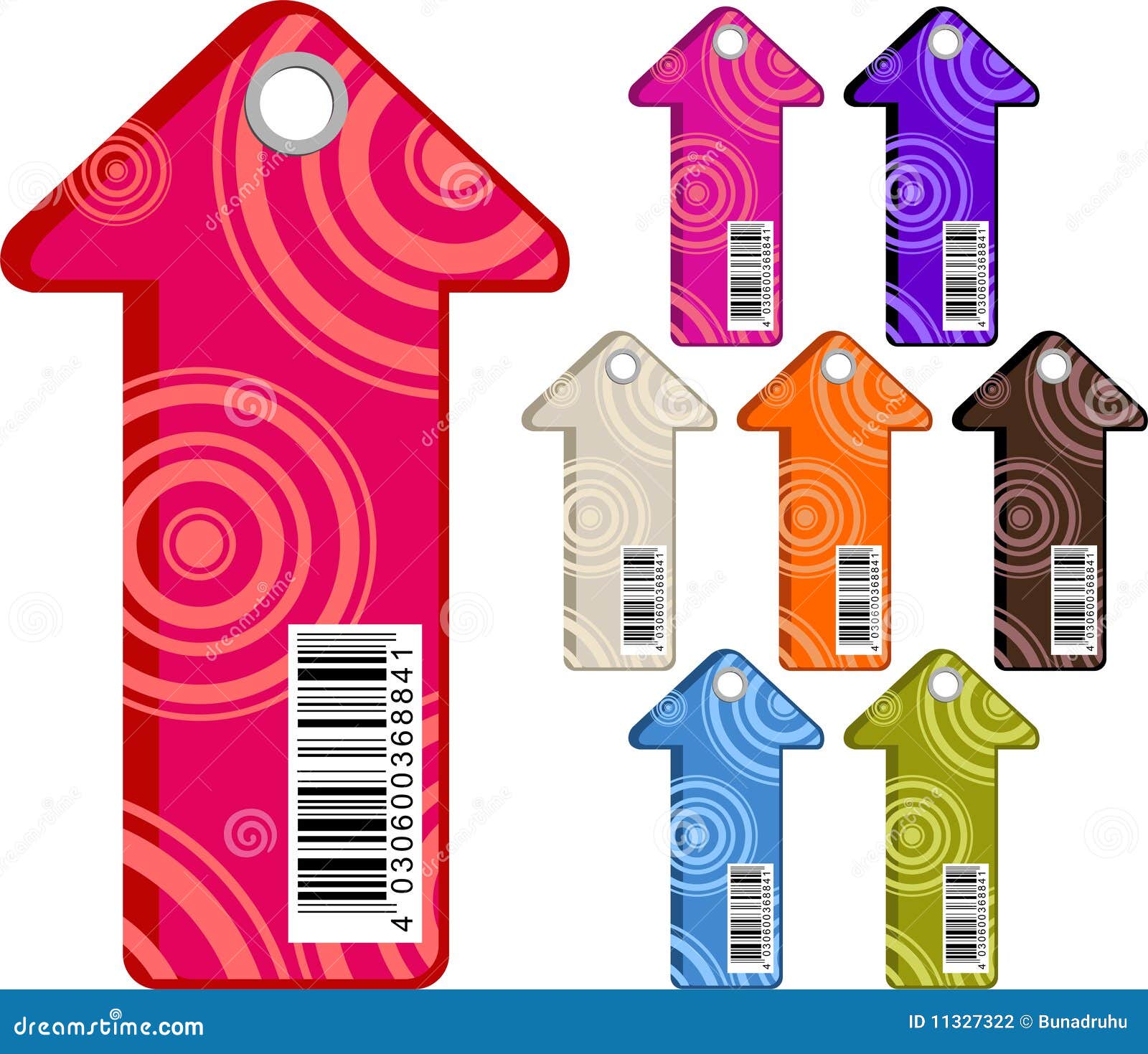 Arrow label set stock vector. Illustration of discount - 11327322