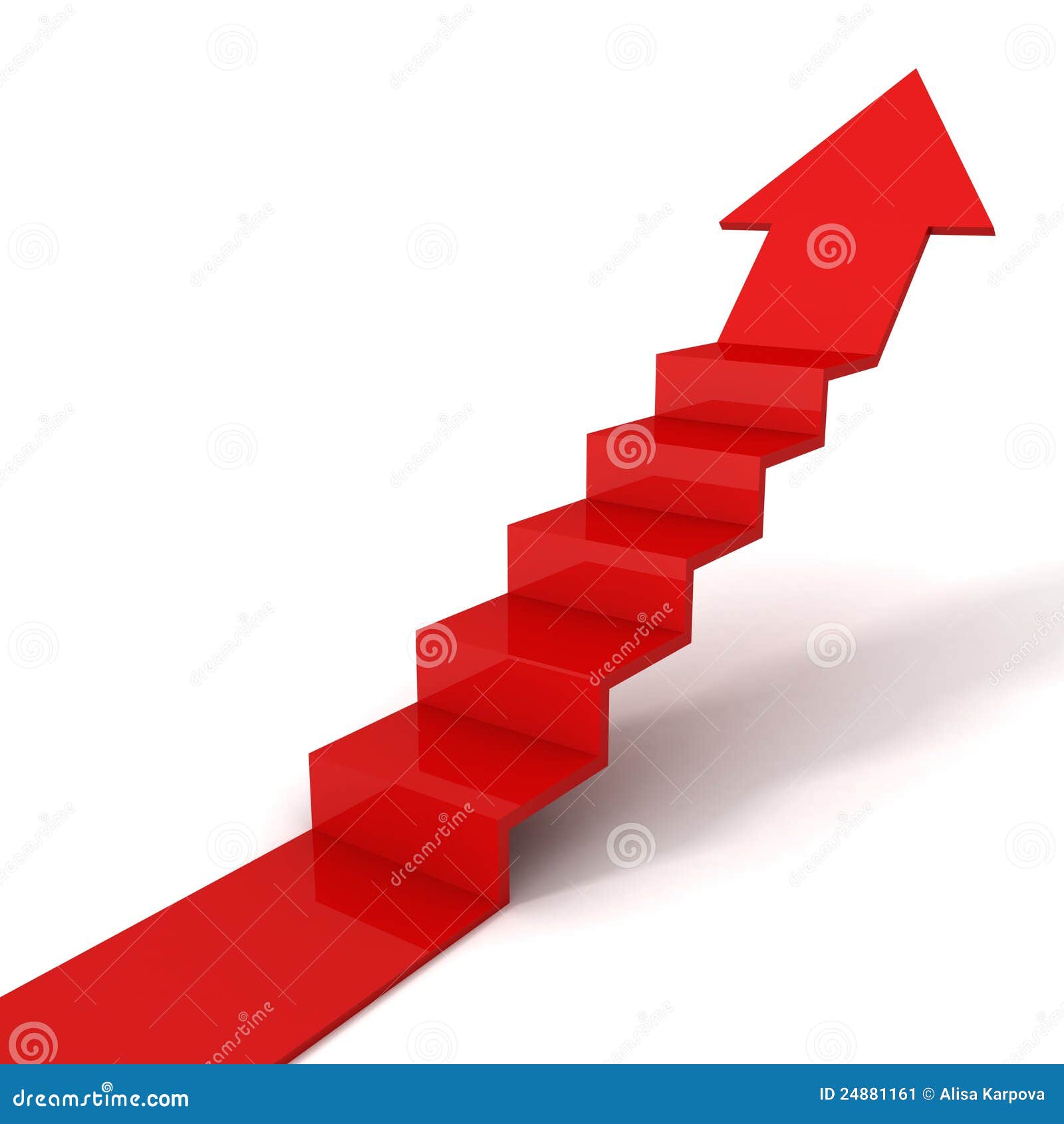 Arrow Ladder Way To Success Concept on White Stock Illustration ... Arrow Ladder Way To Success Concept on White Stock Illustration ...