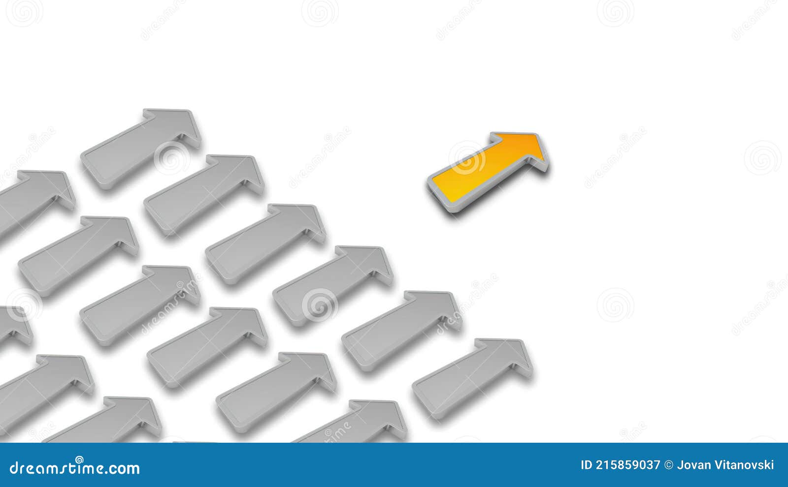 Arrow leader concept stock illustration. Illustration of abstract ...