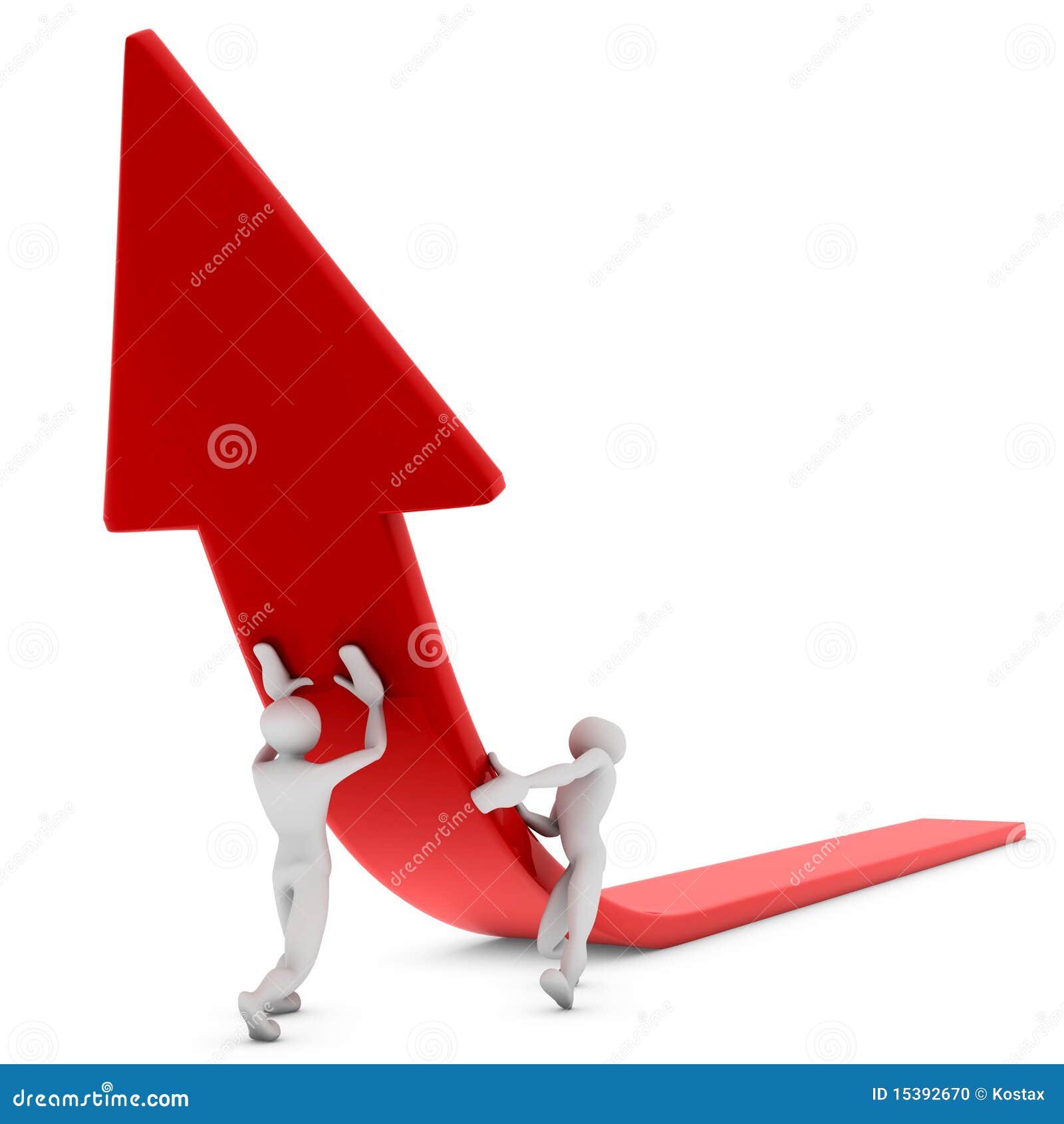 Arrow Lift stock illustration. Illustration of financial - 15392670