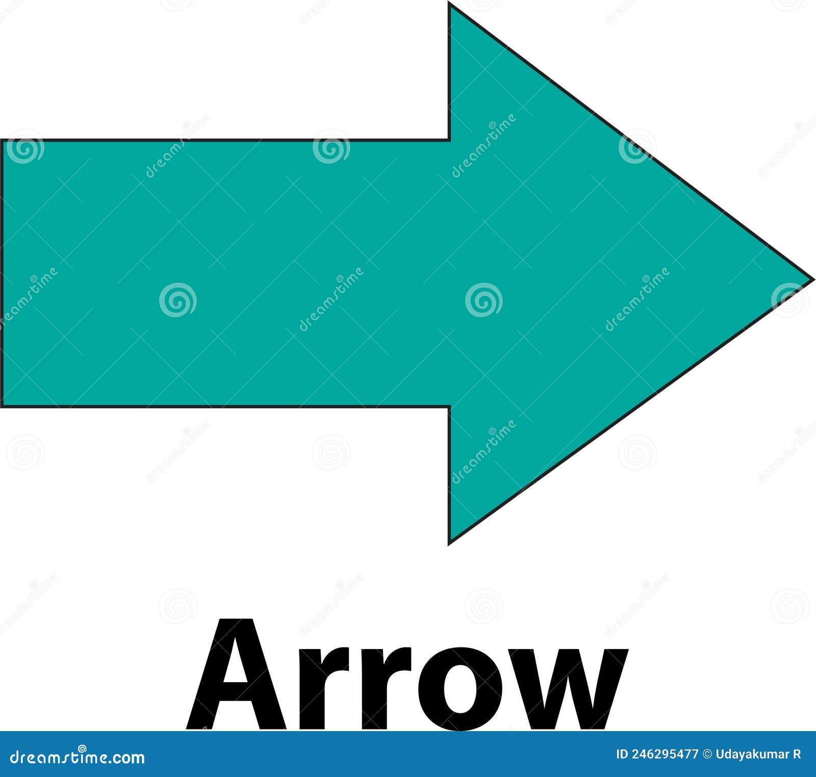 Arrow Light Green Color Wright Side Arrow Vector | CartoonDealer.com ...