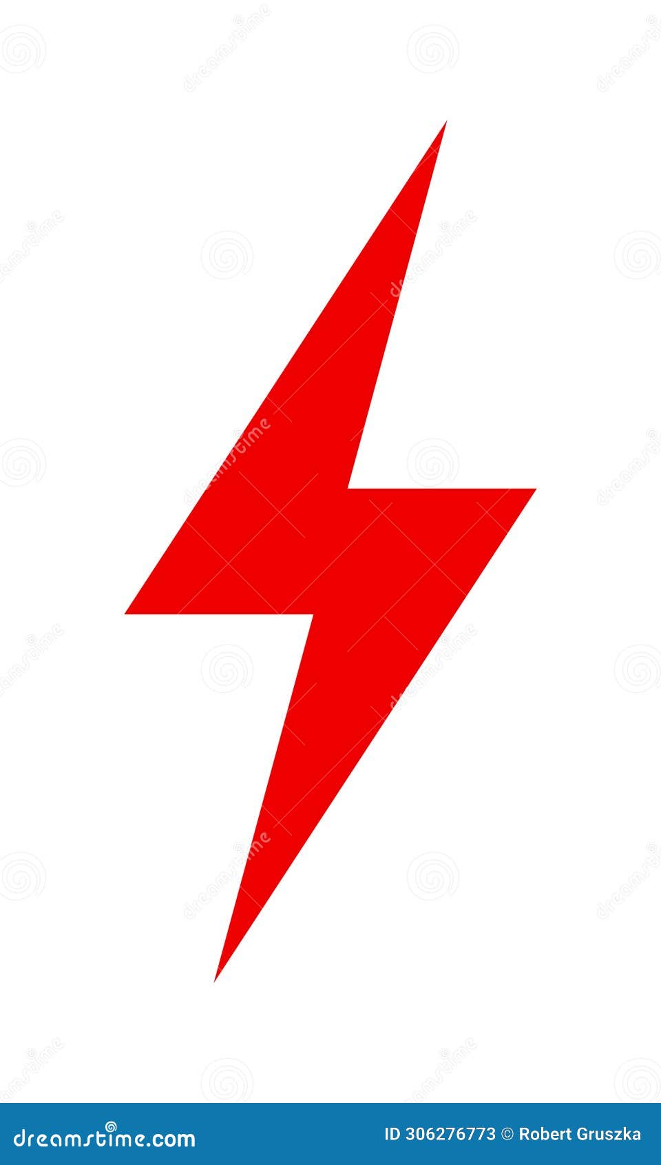 Arrow lightning icon stock vector. Illustration of lightning - 306276773