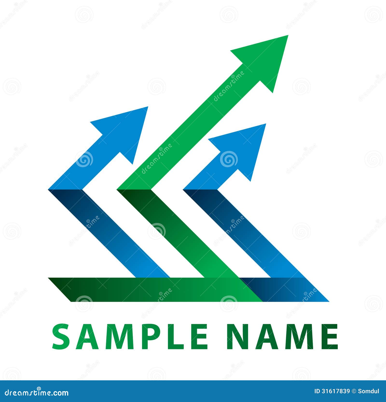 Arrow for logo stock illustration. Illustration of green - 31617839