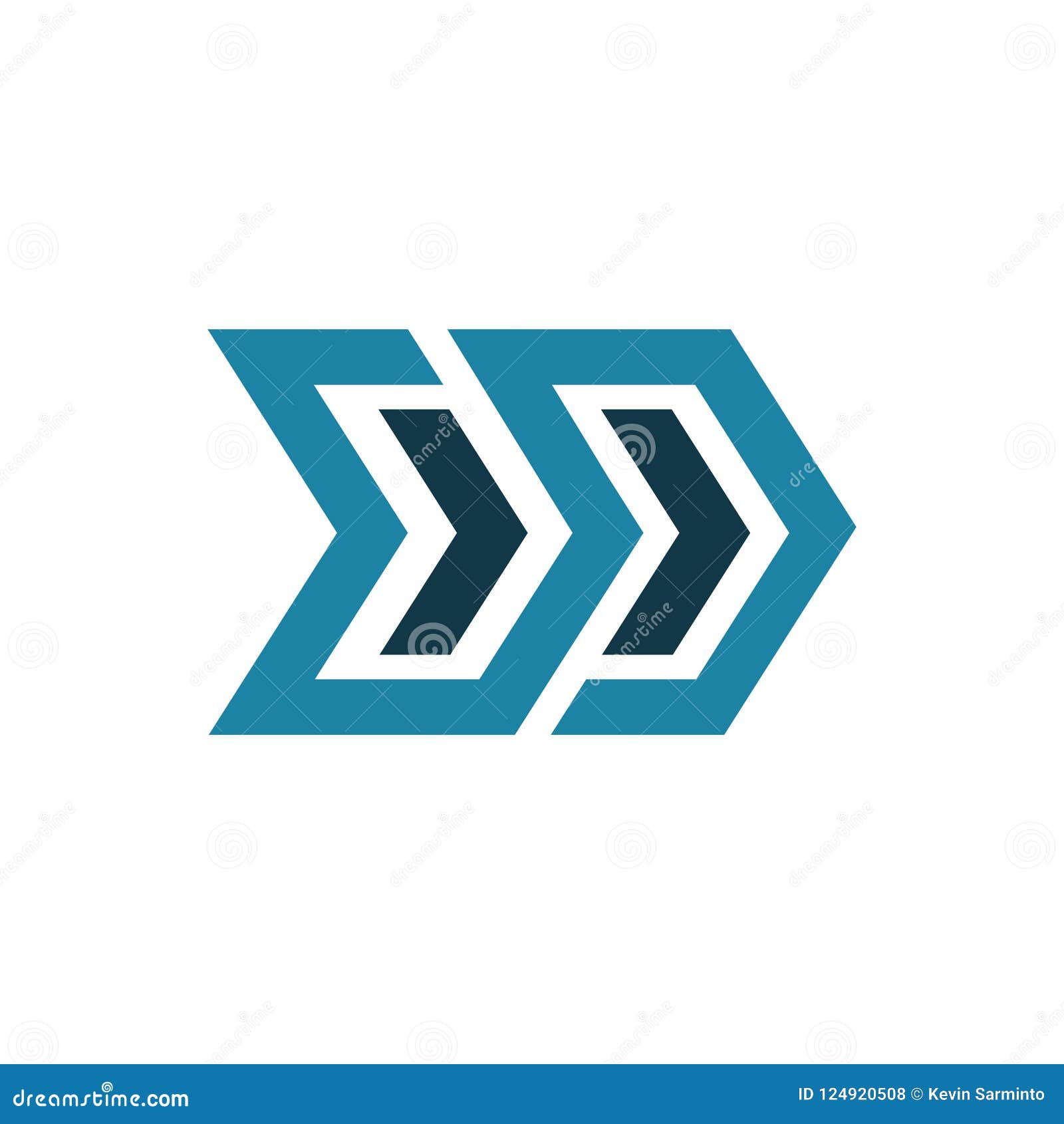 Arrow logo design stock vector. Illustration of abstract - 124920508