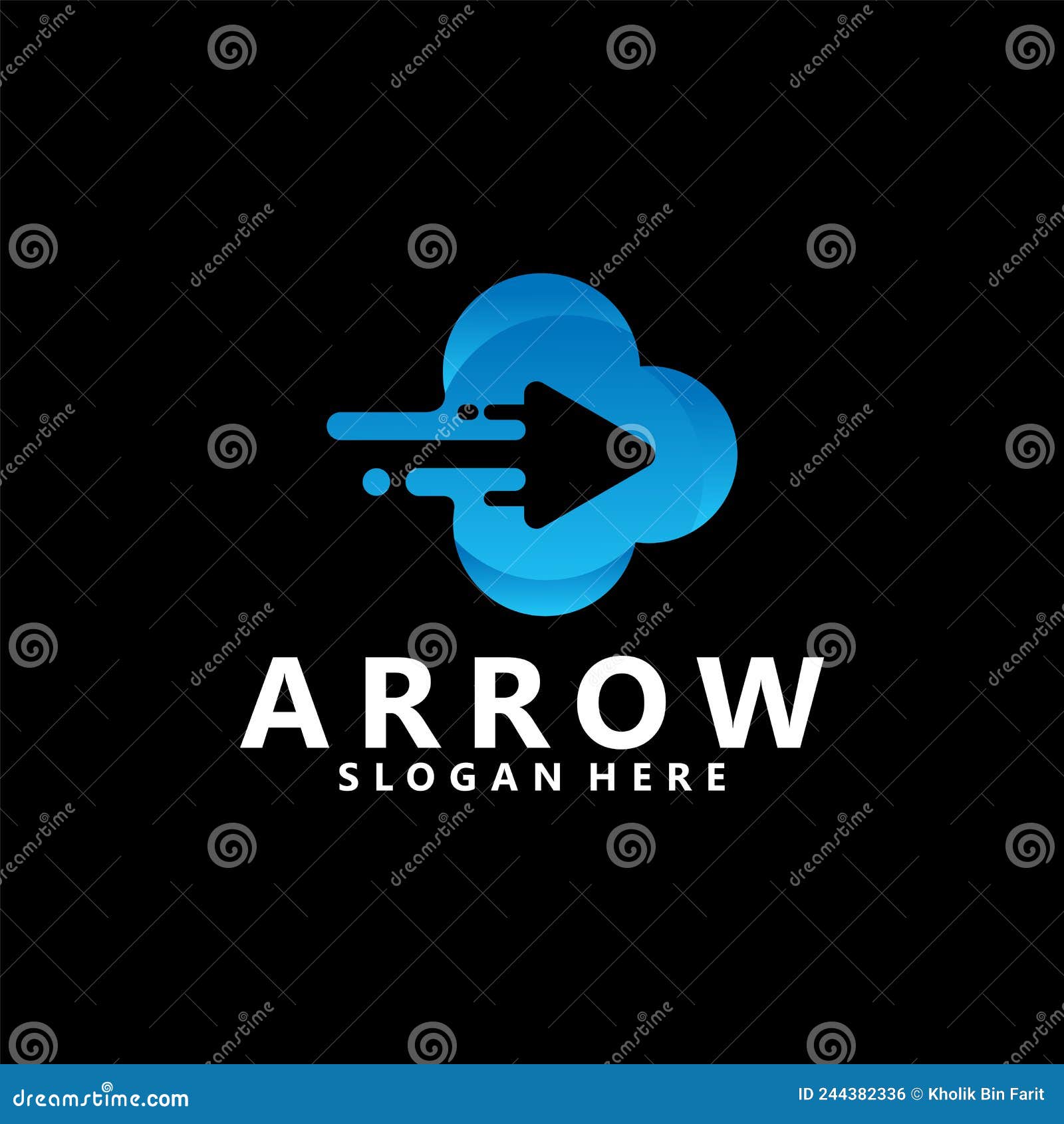 Arrow Logo Design Vector Isolated Stock Vector - Illustration of ...