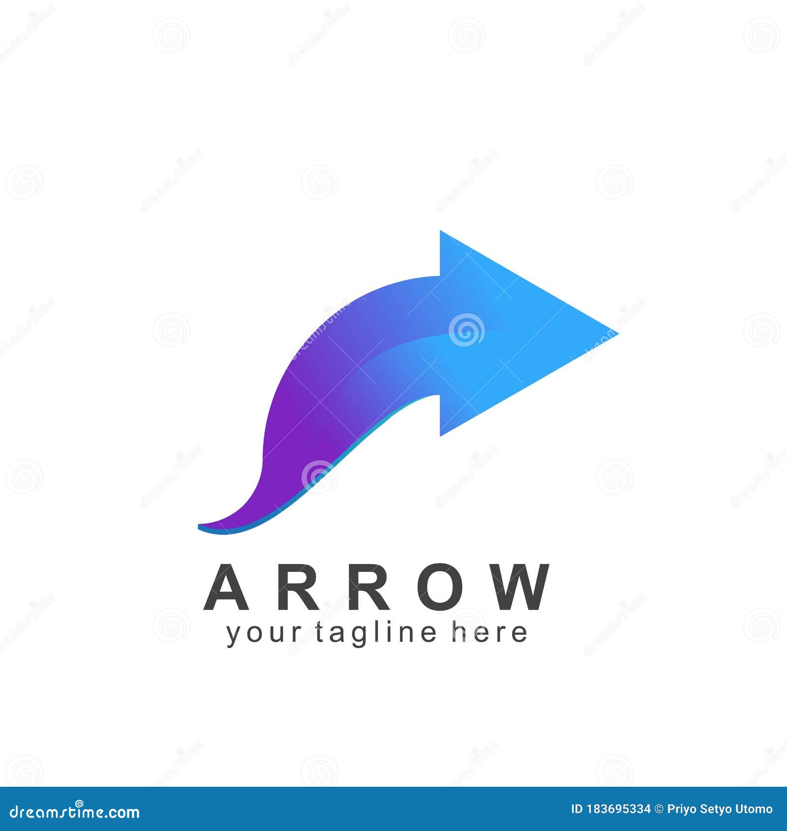 Arrow Logo Icon Colorful Design Stock Illustration - Illustration of ...