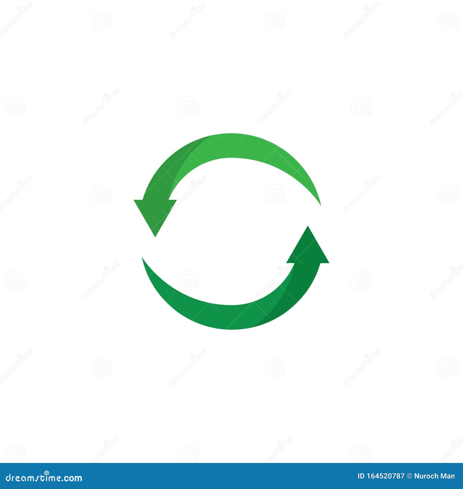 Arrow Logo or Recycle Icon Template Design. Stock Vector - Illustration ...
