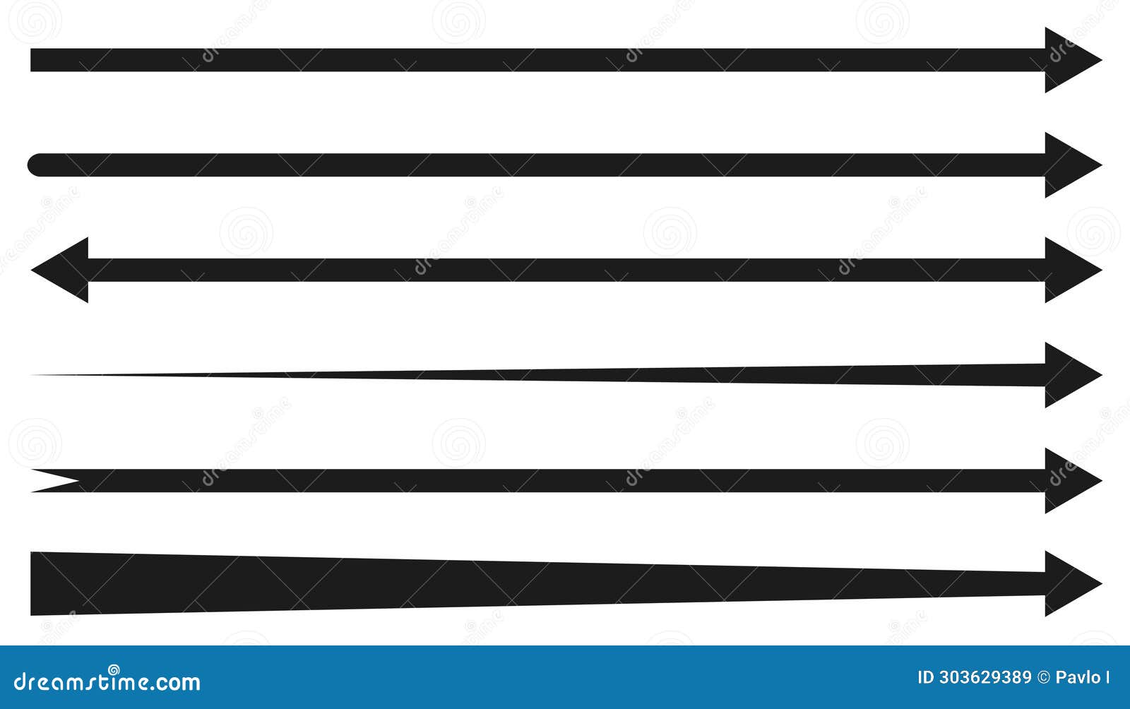 8 Different Horizontal, Level / Progress Indicators, Meters Vector ...