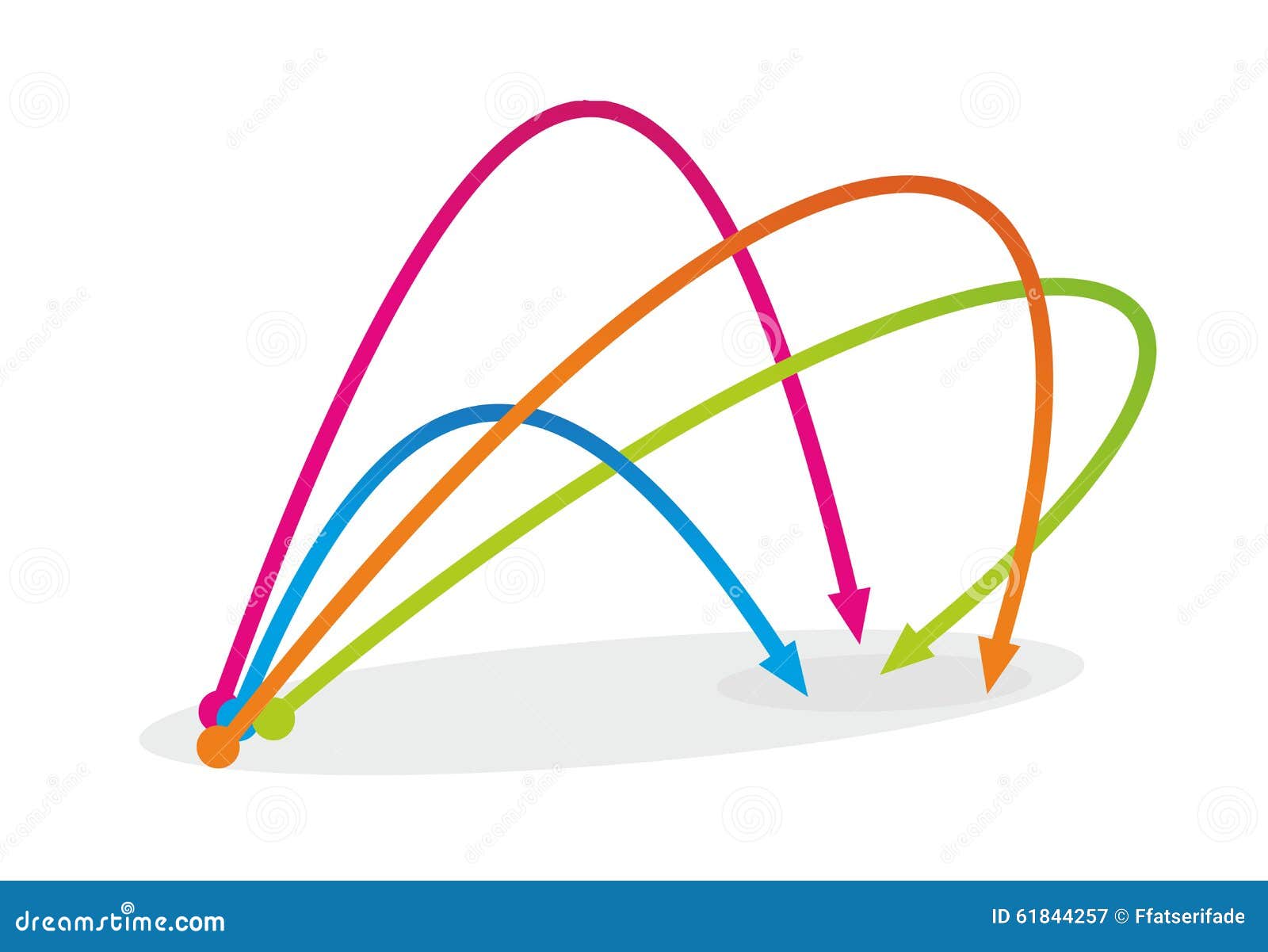 Arrow stock illustration. Illustration of symbol, indicator - 61844257
