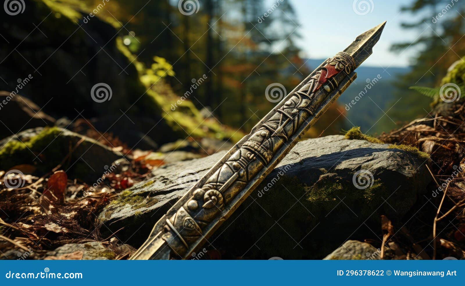 Arrow medieval sword stock illustration. Illustration of compass ...