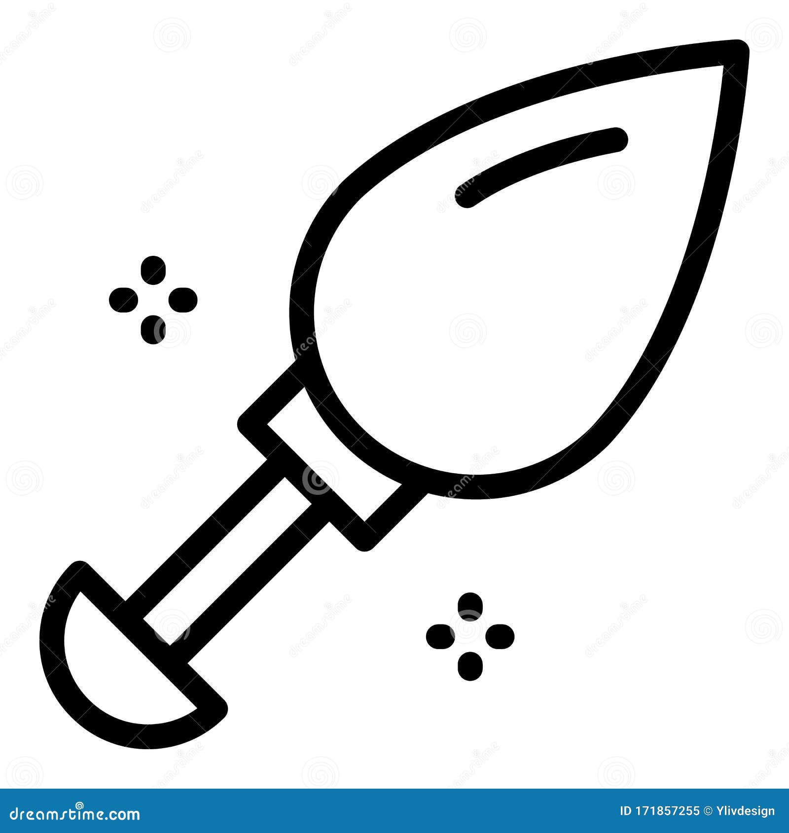 Arrow Metal Piercing Icon, Outline Style Stock Vector - Illustration of ...