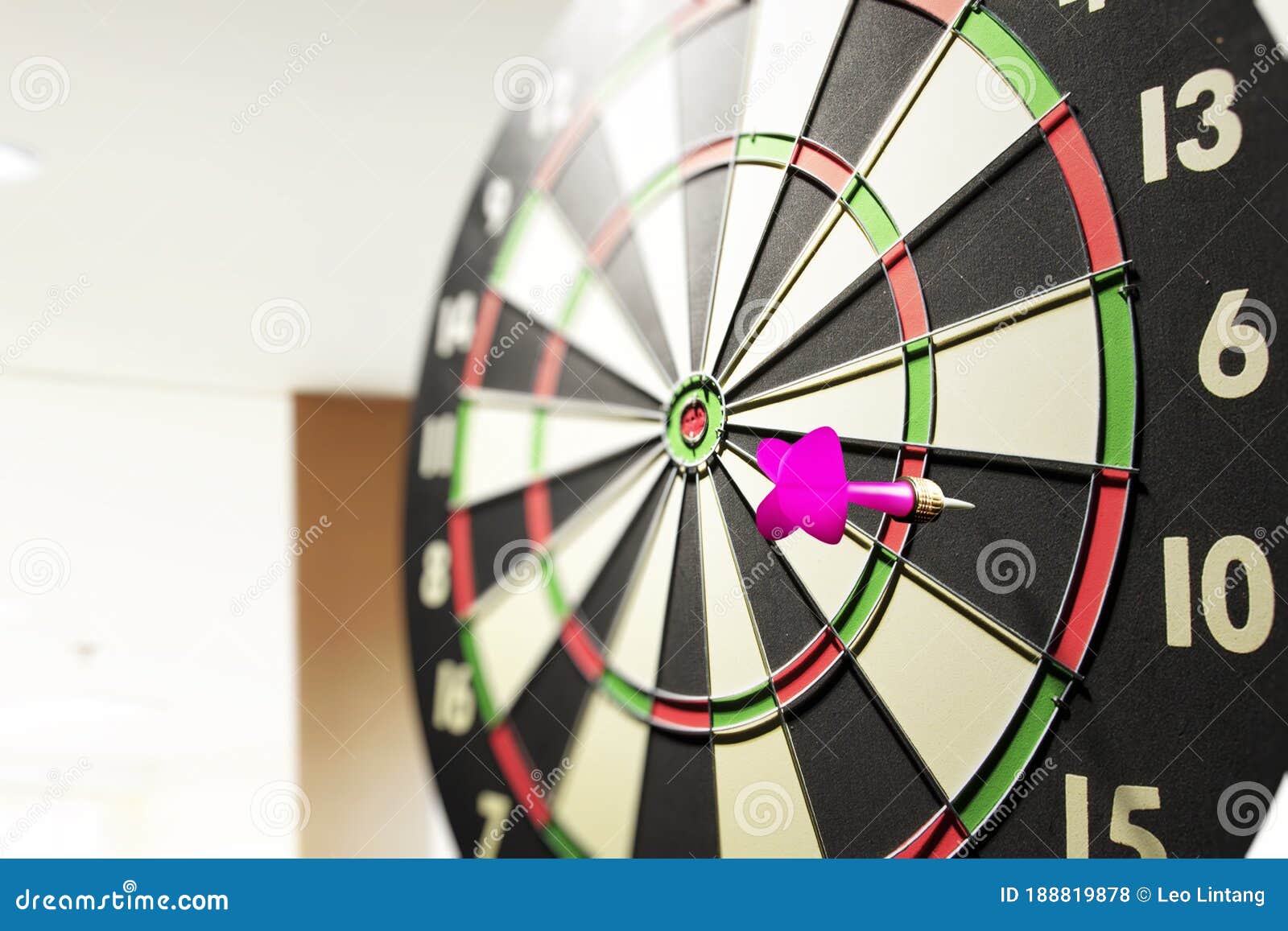 Arrow Missing the Target in the Darts Stock Photo - Image of dartboard ...