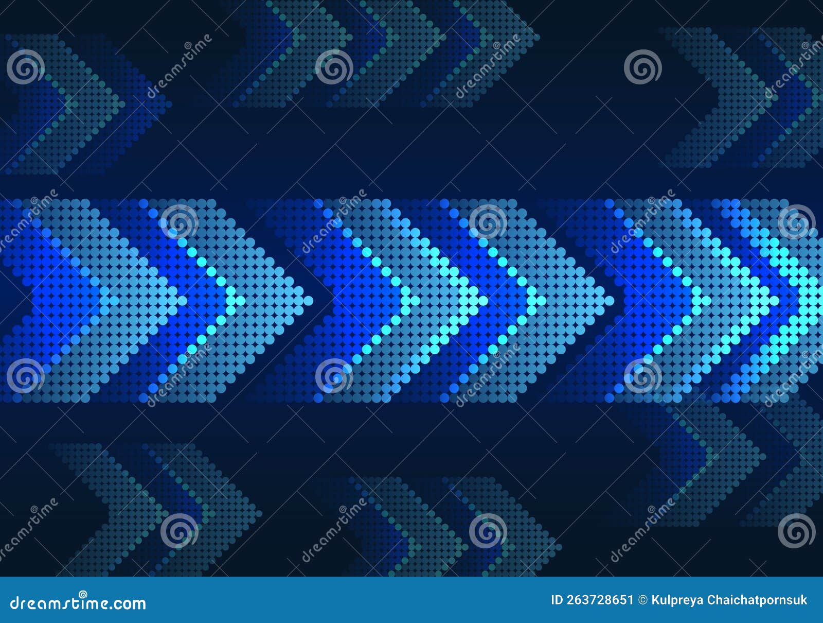 Technology Arrow Background Media To Move Forward Stock Vector ...