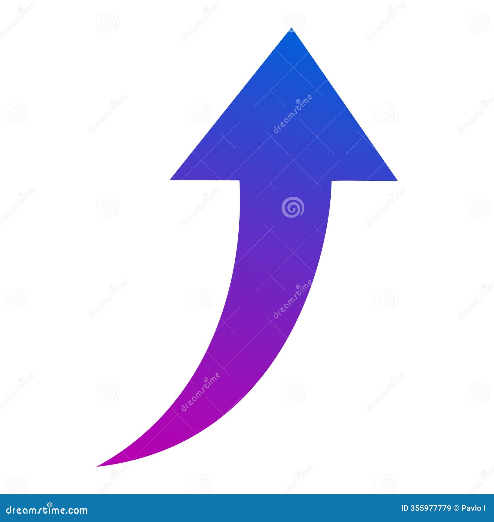 Big Red Arrow Move To Opposite Way With Many Black Arrows On White ...