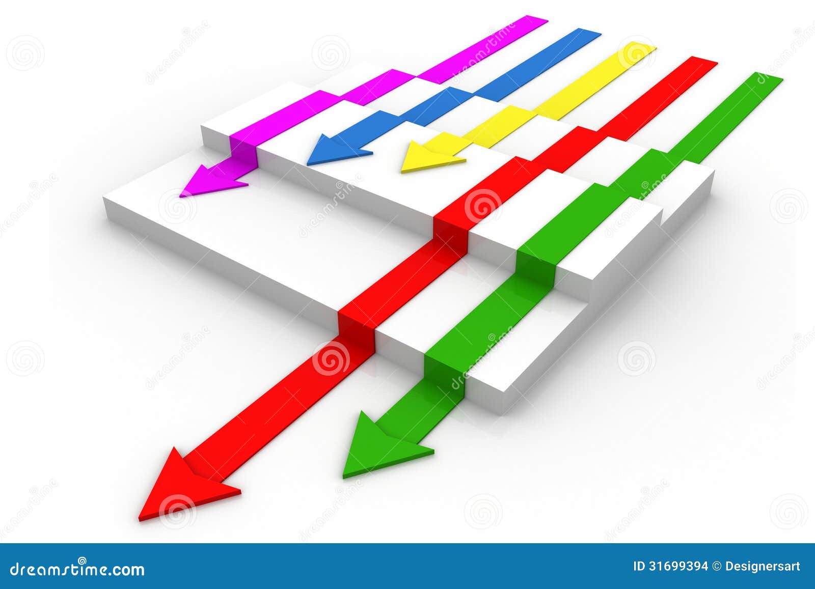 Arrow Moving Up stock illustration. Illustration of isolated - 31699394
