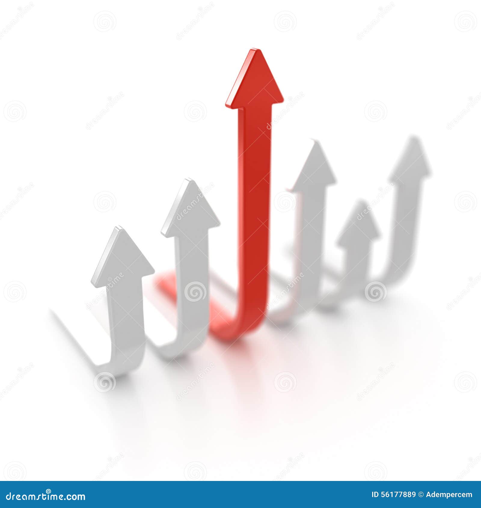Arrow moving up stock illustration. Illustration of arrow - 56177889