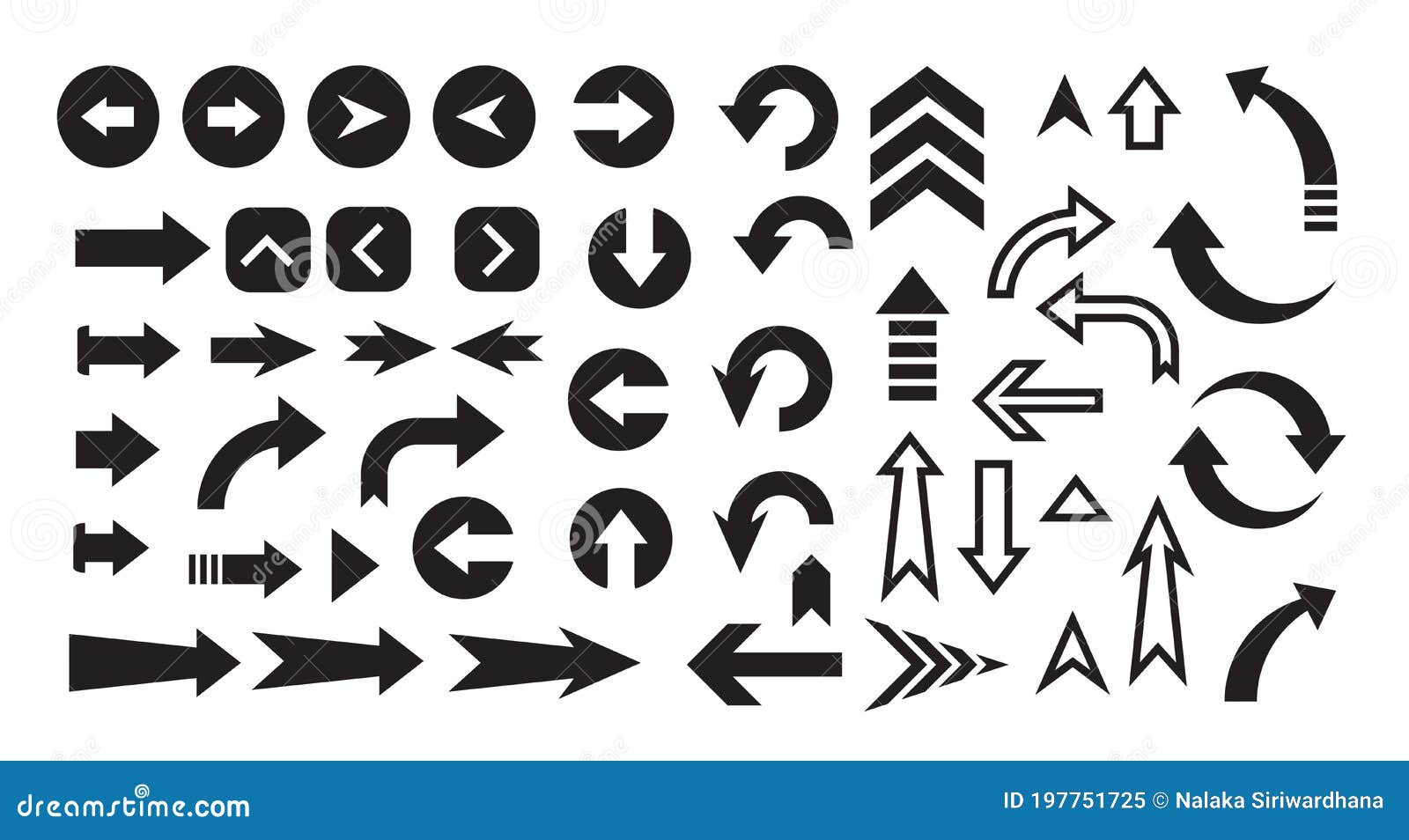 Arrow Shapes Vector Illustration | CartoonDealer.com #28130764