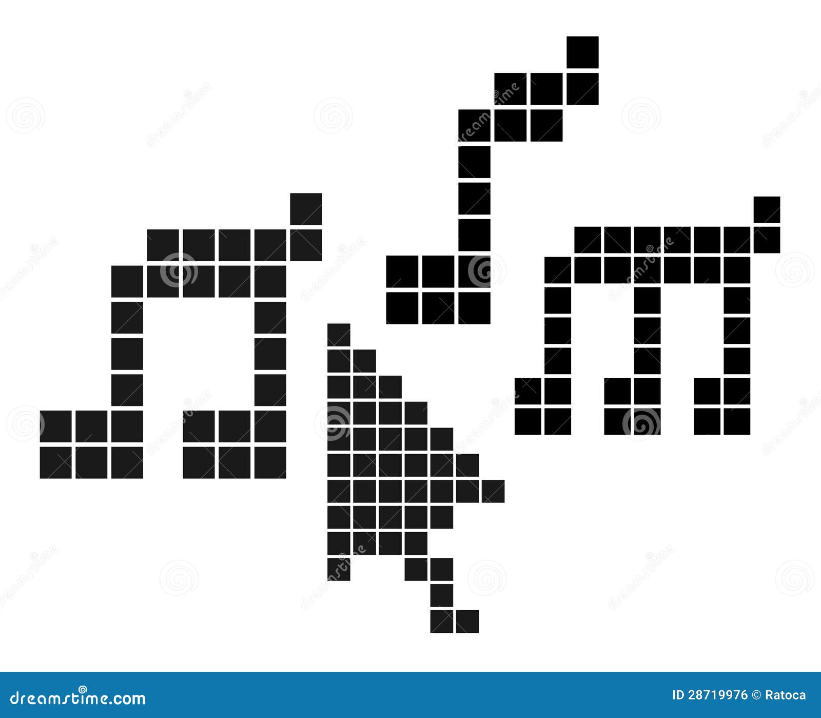 Arrow and music stock vector. Illustration of musician - 28719976