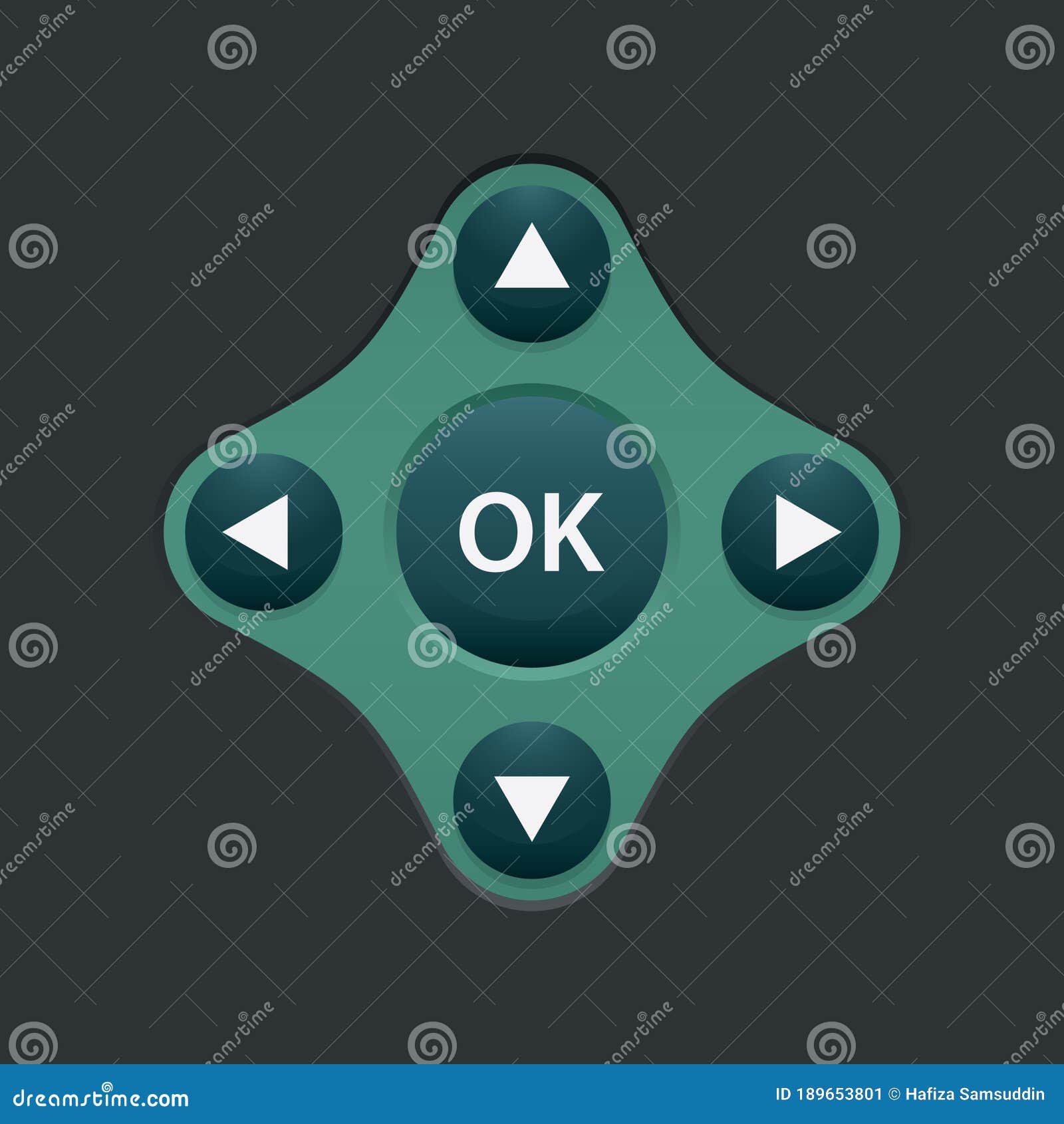 Arrow Navigation Button. Vector Illustration Decorative Design Stock ...