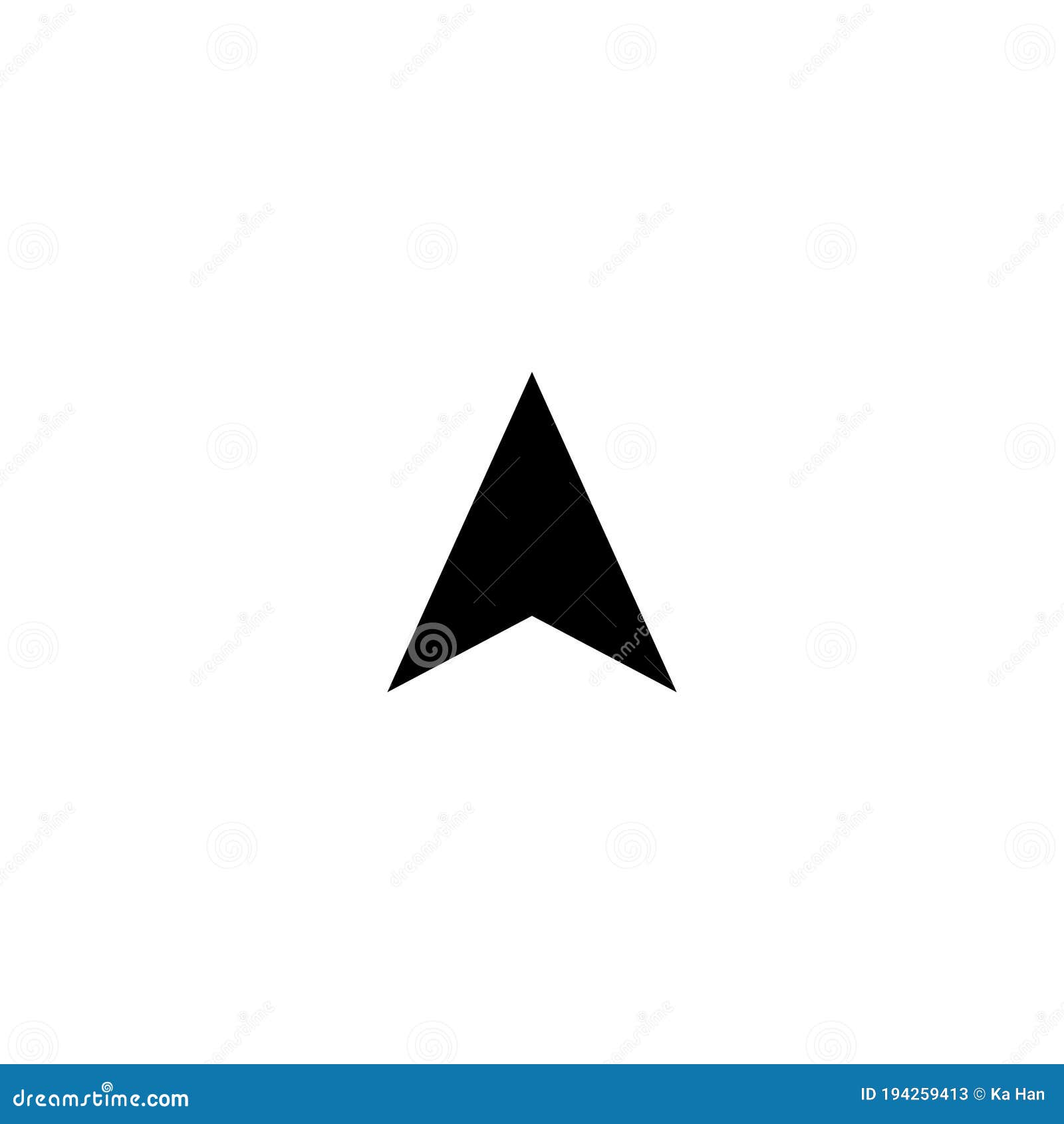 Arrow Navigator Icon Vector in Trendy Style. Navigation Symbol ...