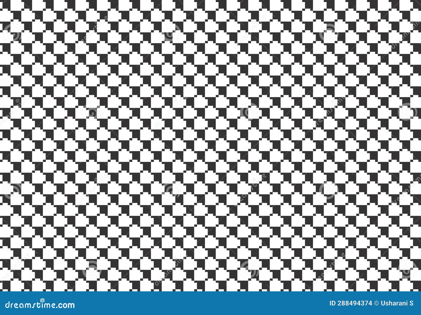 Arrow Pattern Background Vector Illustration Black and White Checkered ...