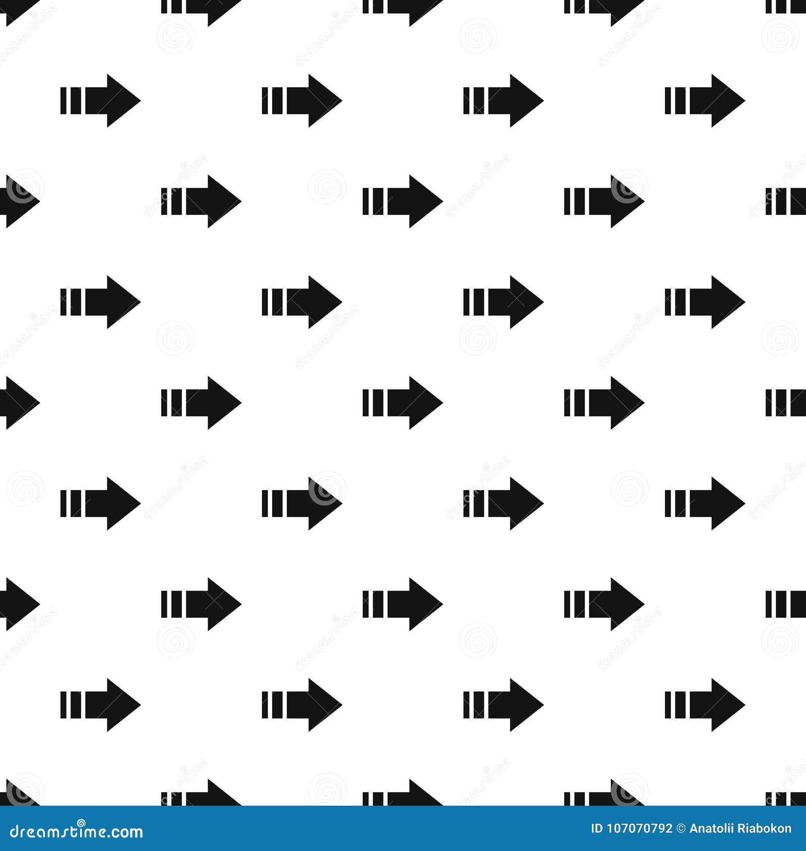 Arrow Pattern Repeat Vector Stock Vector - Illustration of marker ...