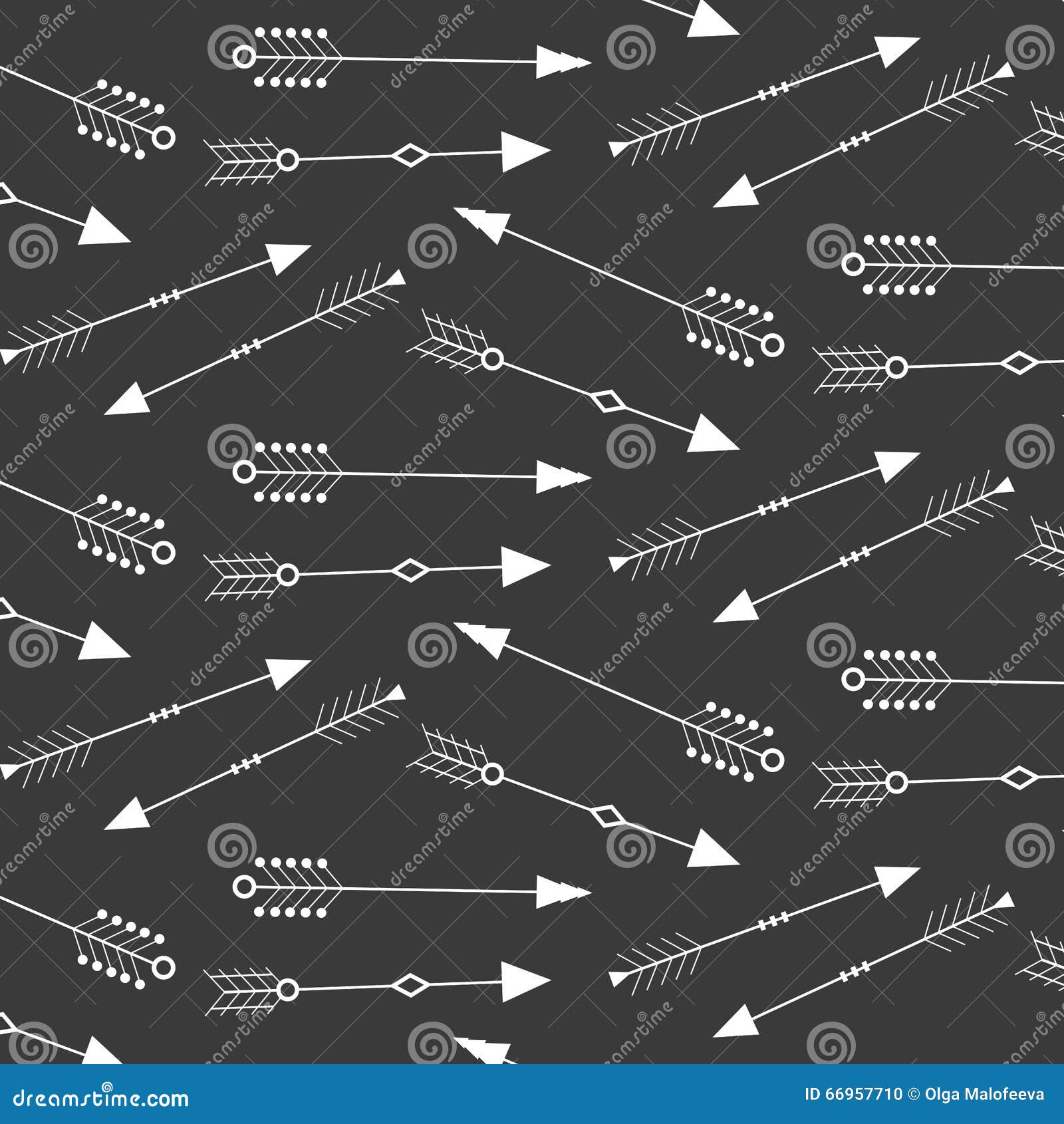 Arrow pattern stock vector. Illustration of native, abstract - 66957710