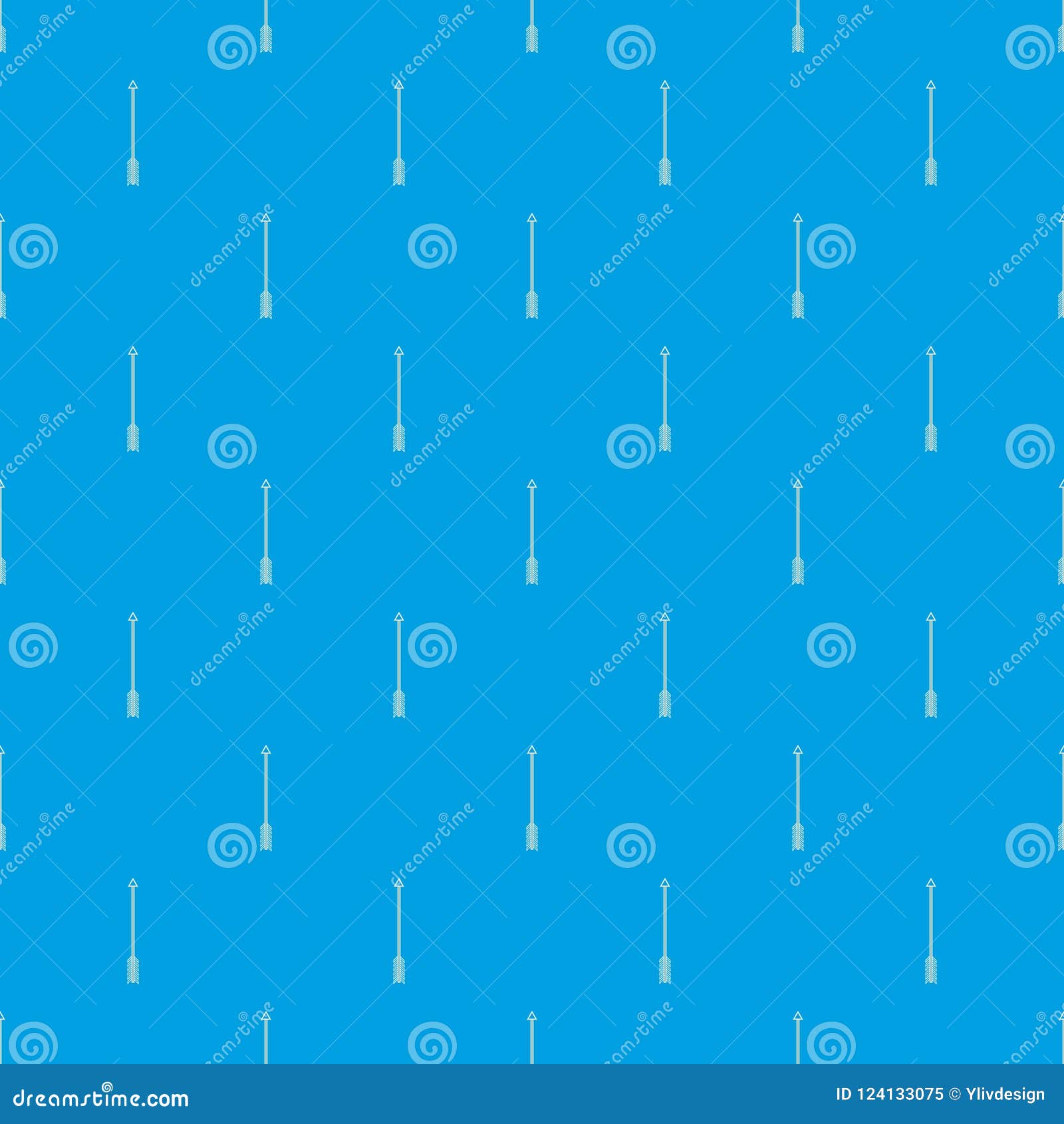 Arrow Pattern Vector Seamless Blue Stock Vector - Illustration of ...
