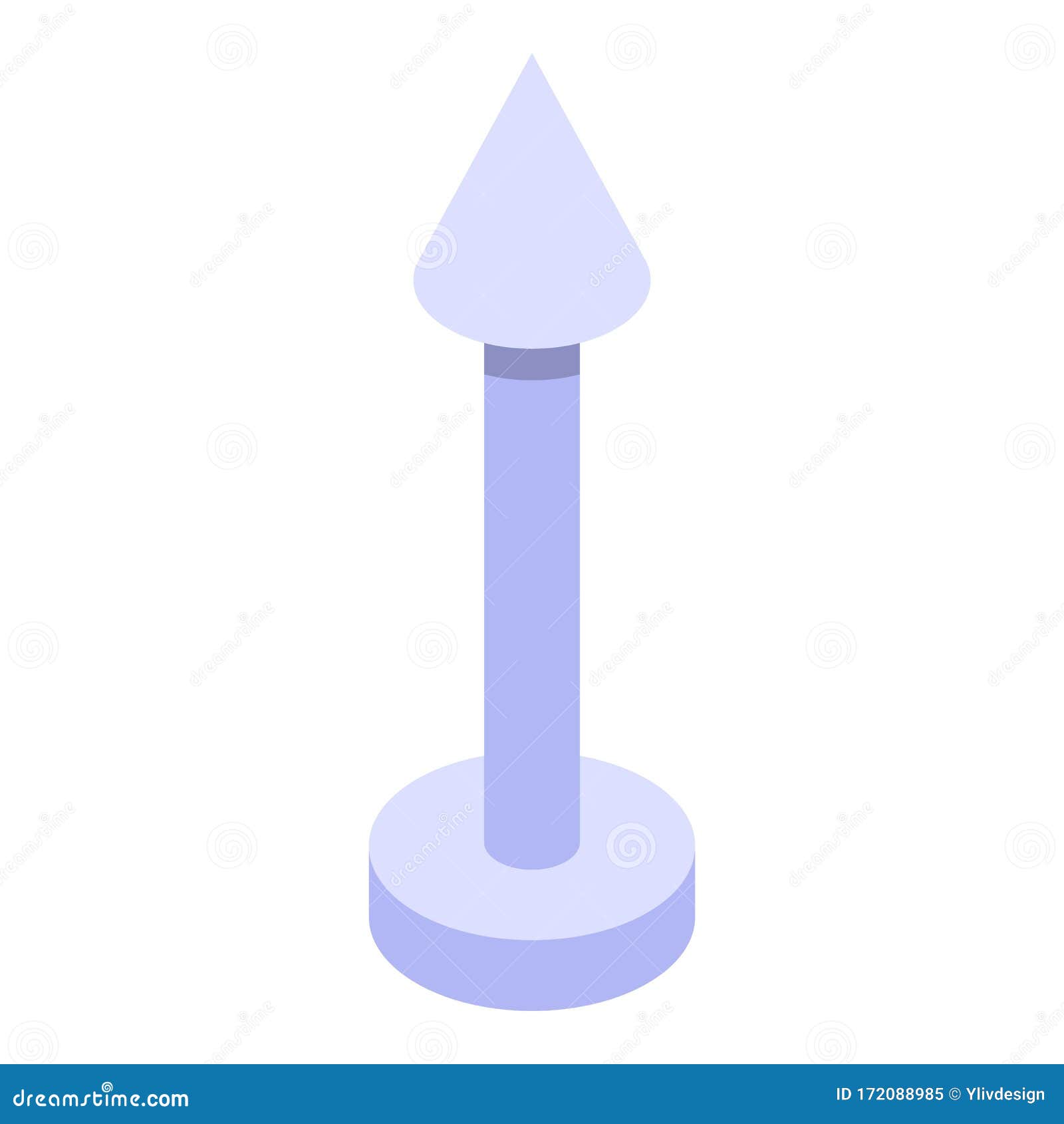 Arrow Piercing Icon, Isometric Style Stock Vector - Illustration of ...