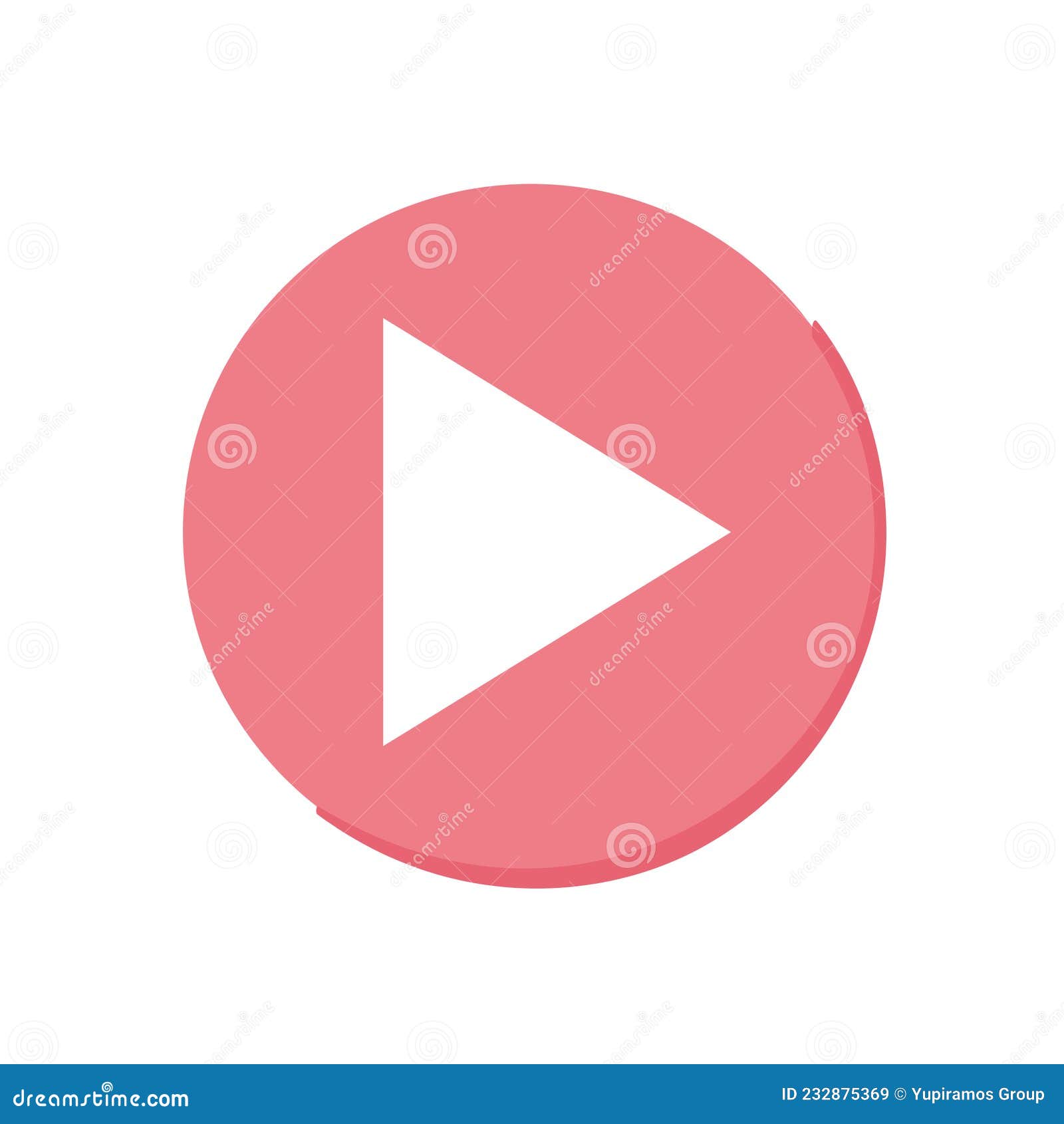 Arrow play button stock vector. Illustration of music - 232875369