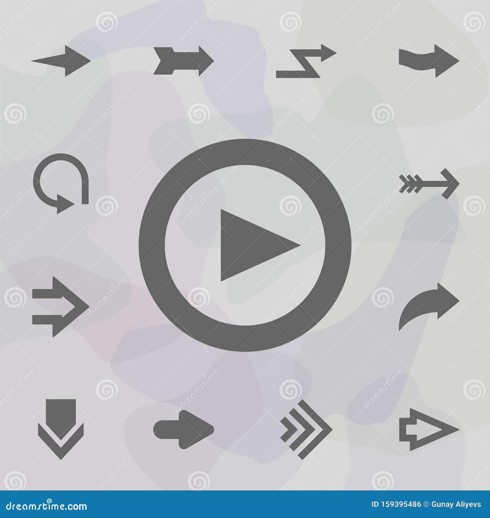 Arrow Play Futuristic Background. Motion Design. Social Media Tik Tok ...