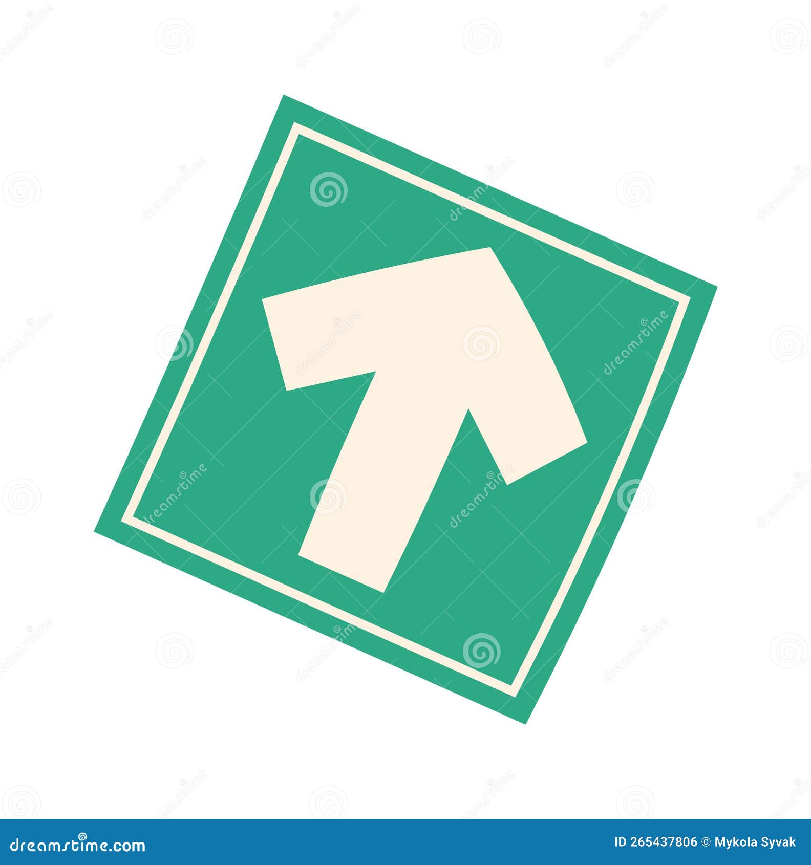 Arrow Pointer Flat Icon Railway Station Sign Stock Vector ...