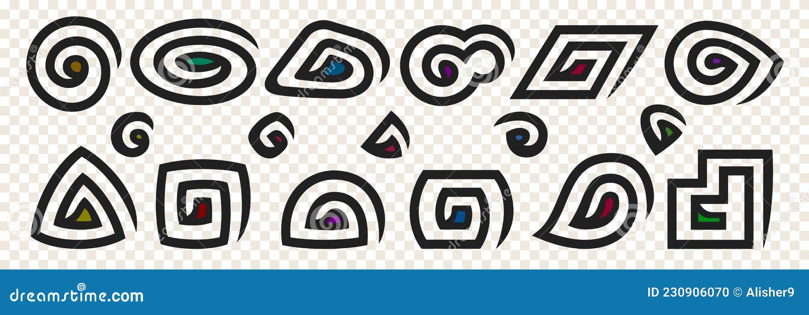 Arrow and Pointer Signs Set Stock Vector - Illustration of arrow ...