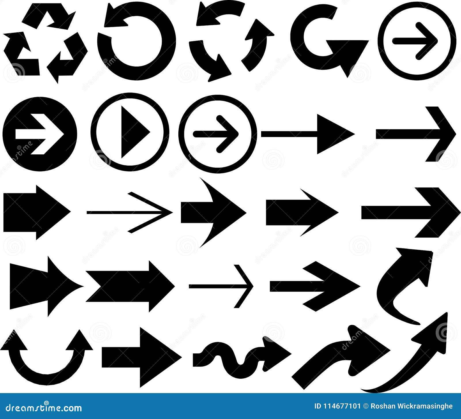 Arrow pointers direction stock vector. Illustration of arrow - 114677101