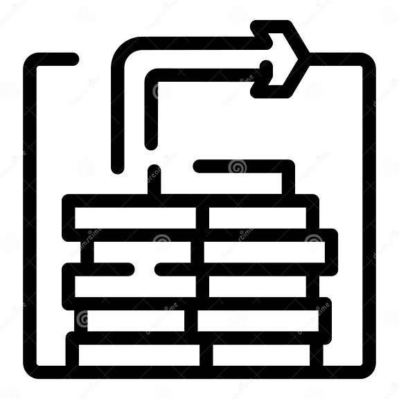 Arrow Pointing at Data Storage Icon Representing Data Transferring ...